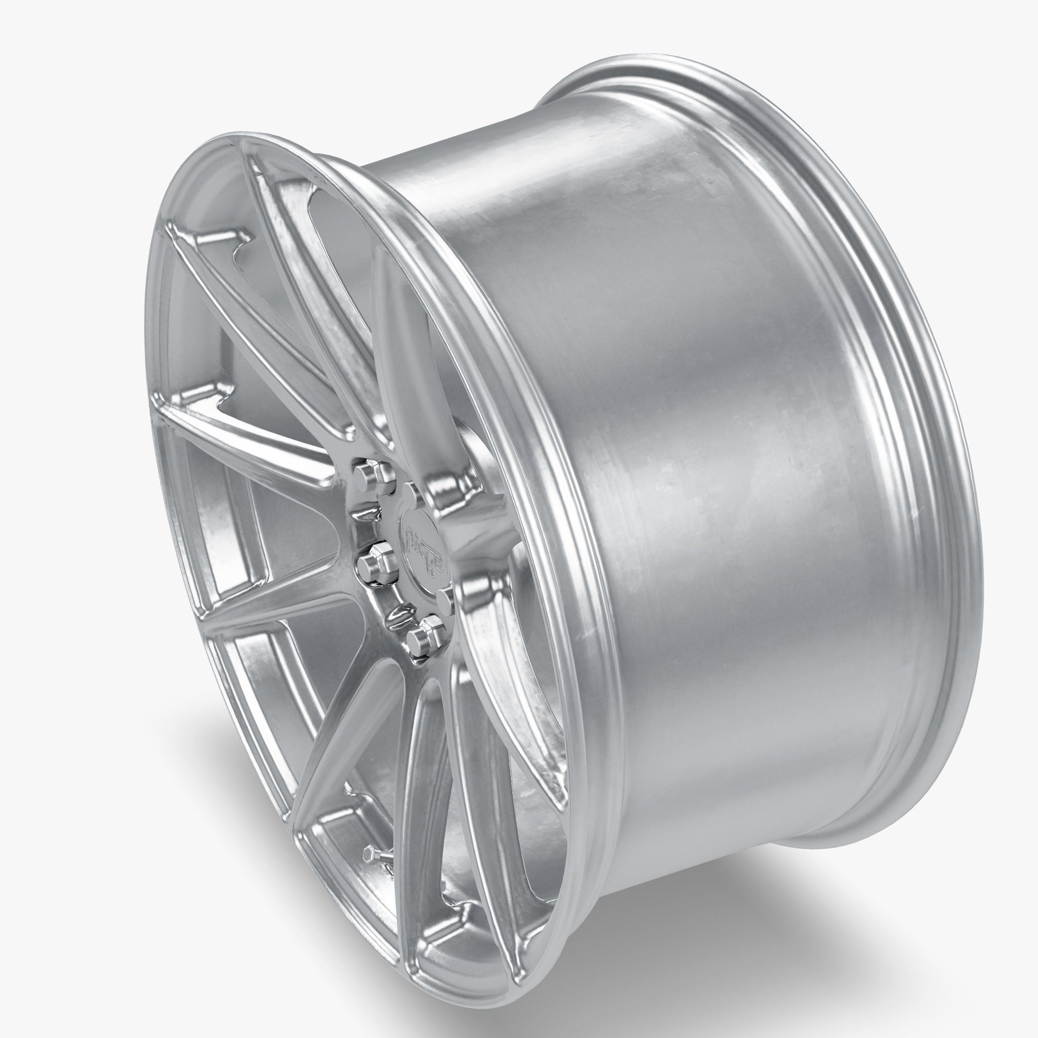 Niche Essen Wheel Offset Silver With Machined Face 3D model | CGTrader