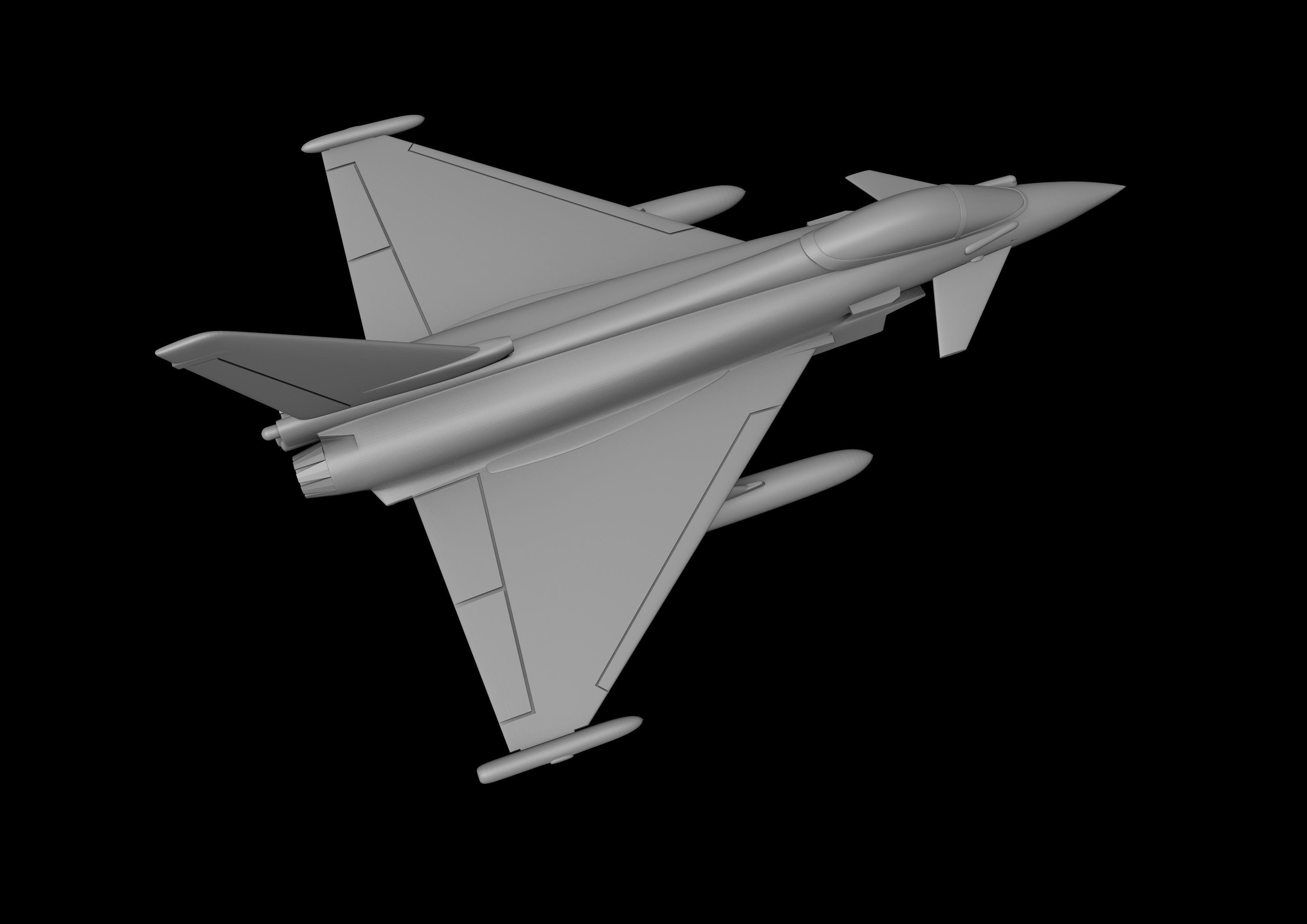 EUROFIGHTER TYPHOON SCALE 1-72 3D PRINT READY STL FILES 3D model 3D ...
