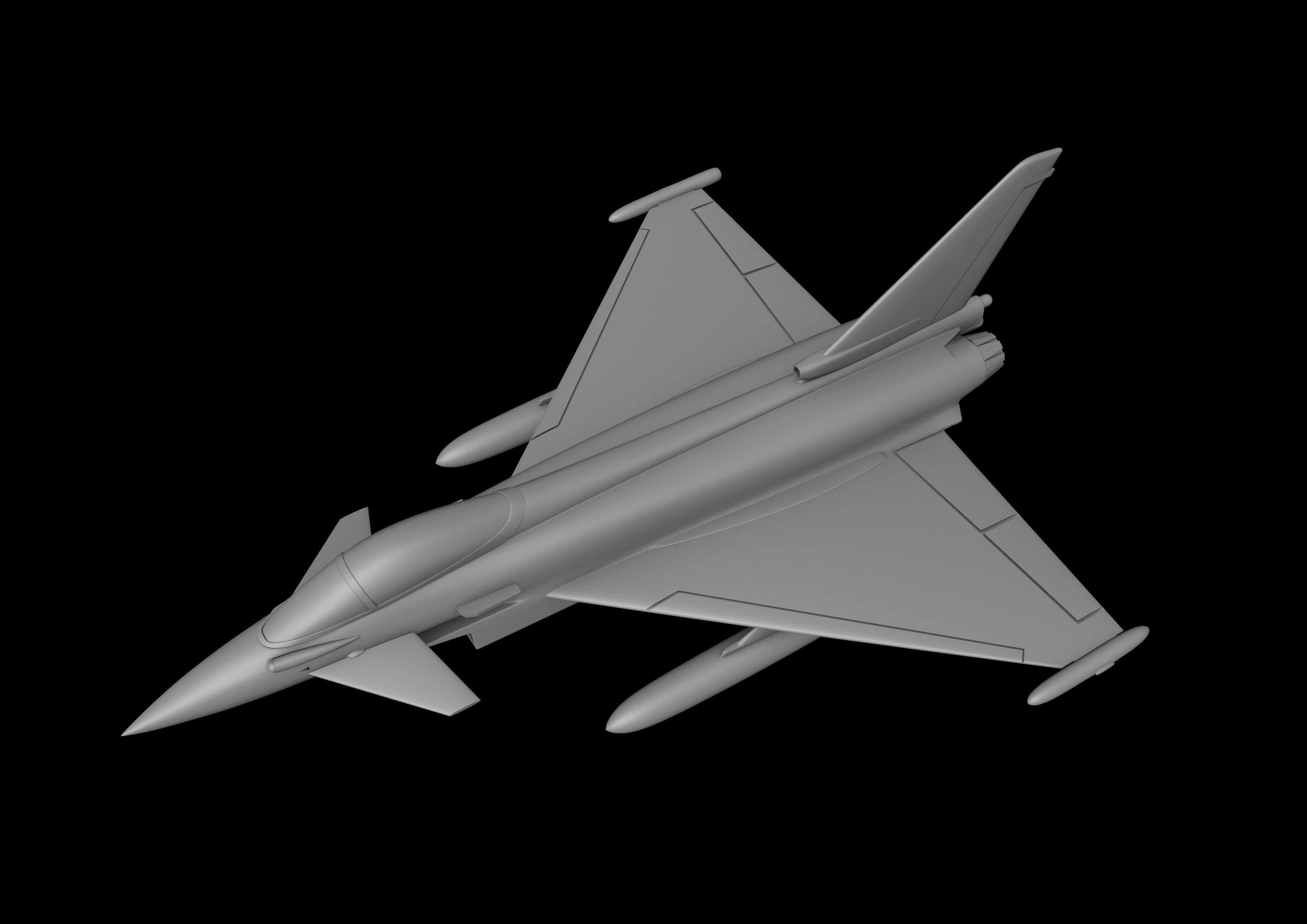 EUROFIGHTER TYPHOON SCALE 1-72 3D PRINT READY STL FILES 3D model 3D ...