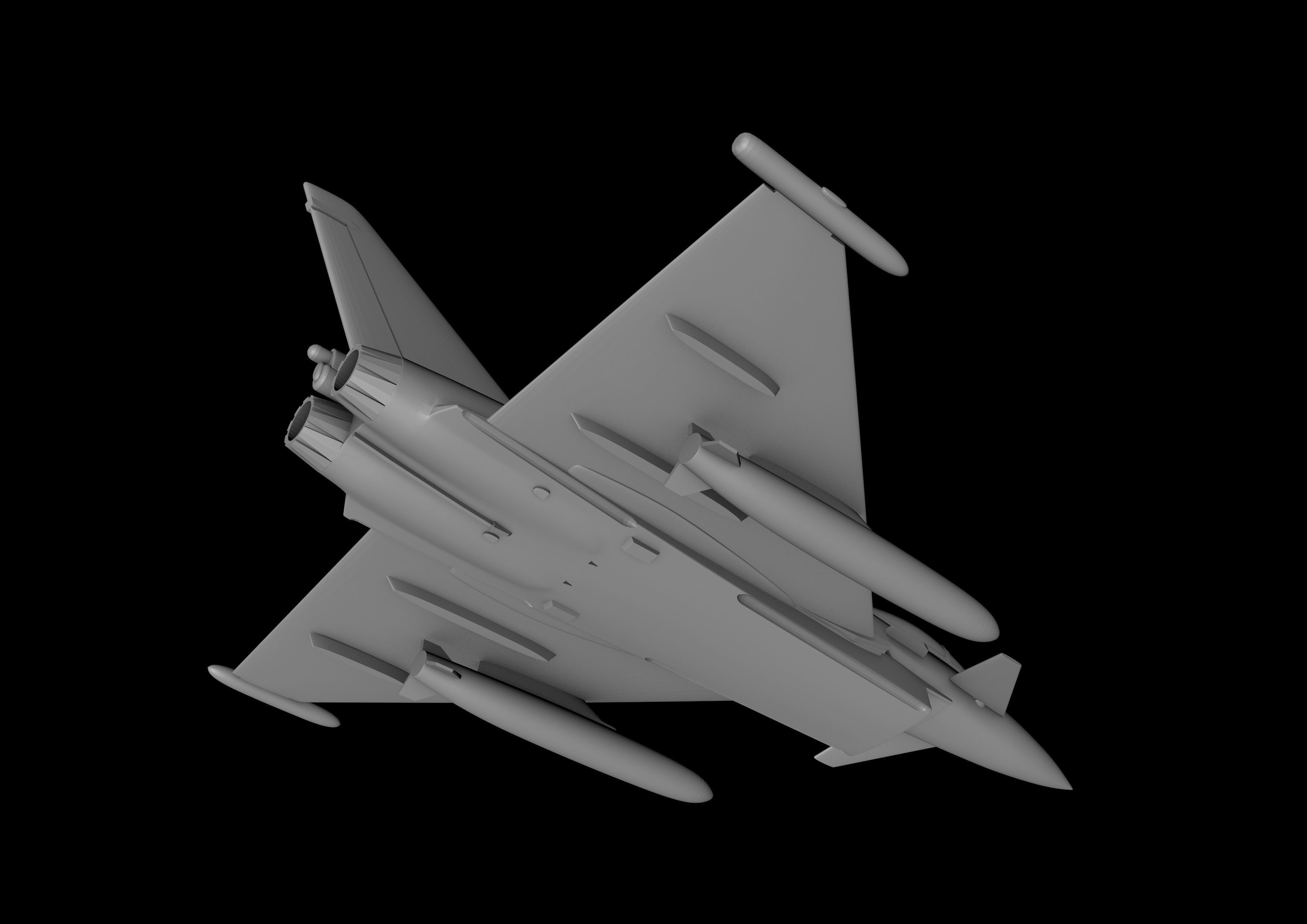 EUROFIGHTER TYPHOON SCALE 1-72 3D PRINT READY STL FILES 3D model 3D ...