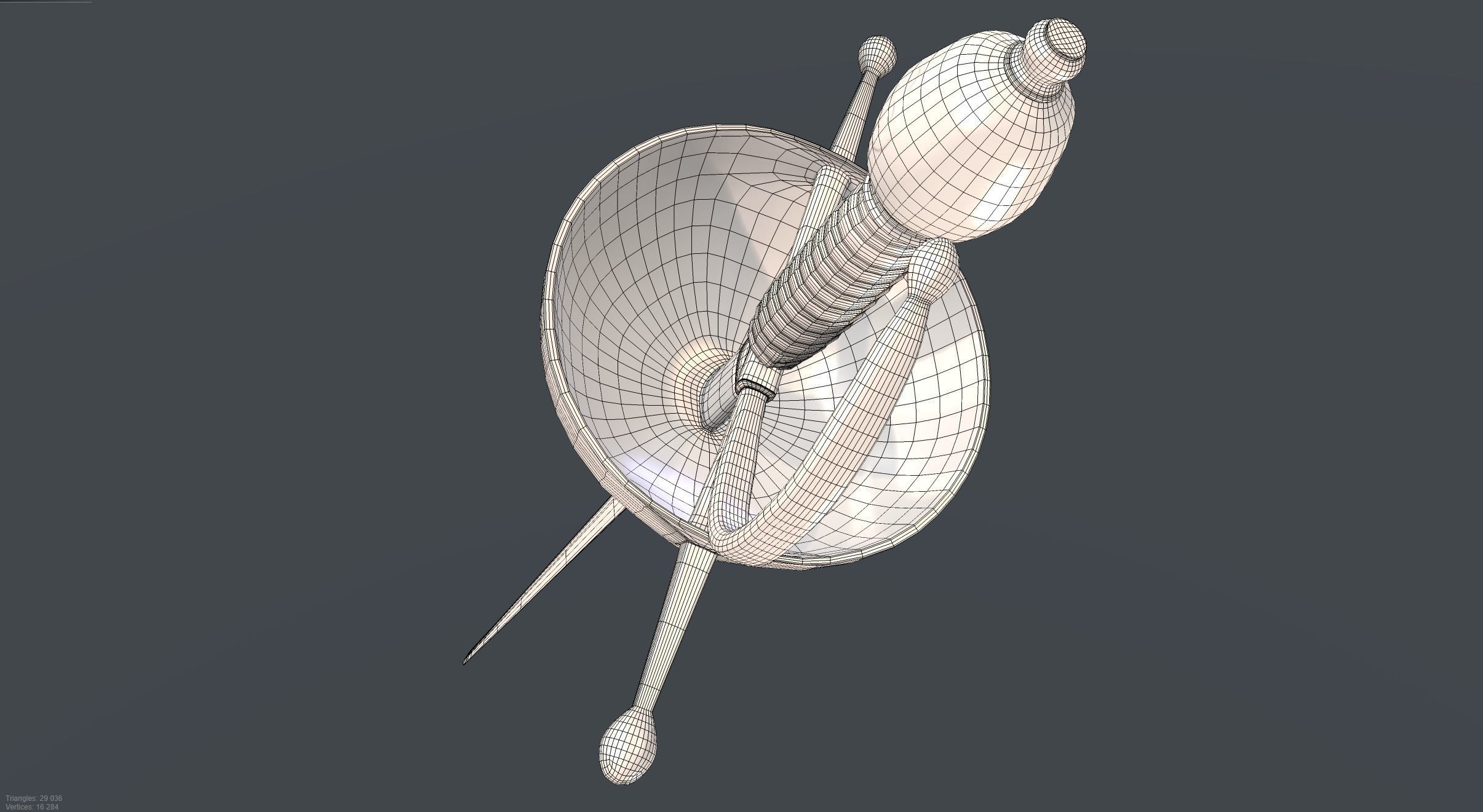 3D model Rapier low poly game ready VR / AR / low-poly | CGTrader
