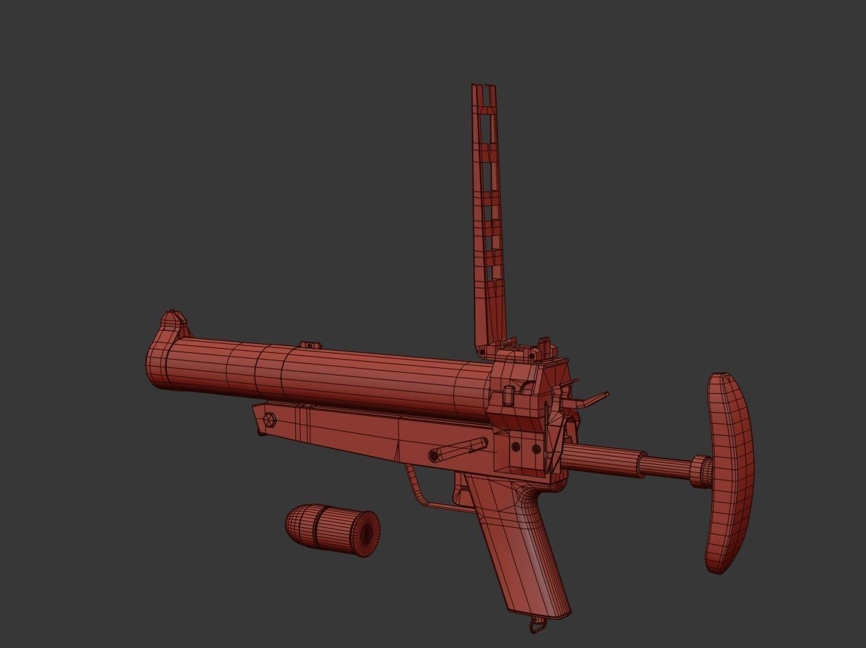 3D model HK69A1 Grenade Launcher VR / AR / low-poly | CGTrader