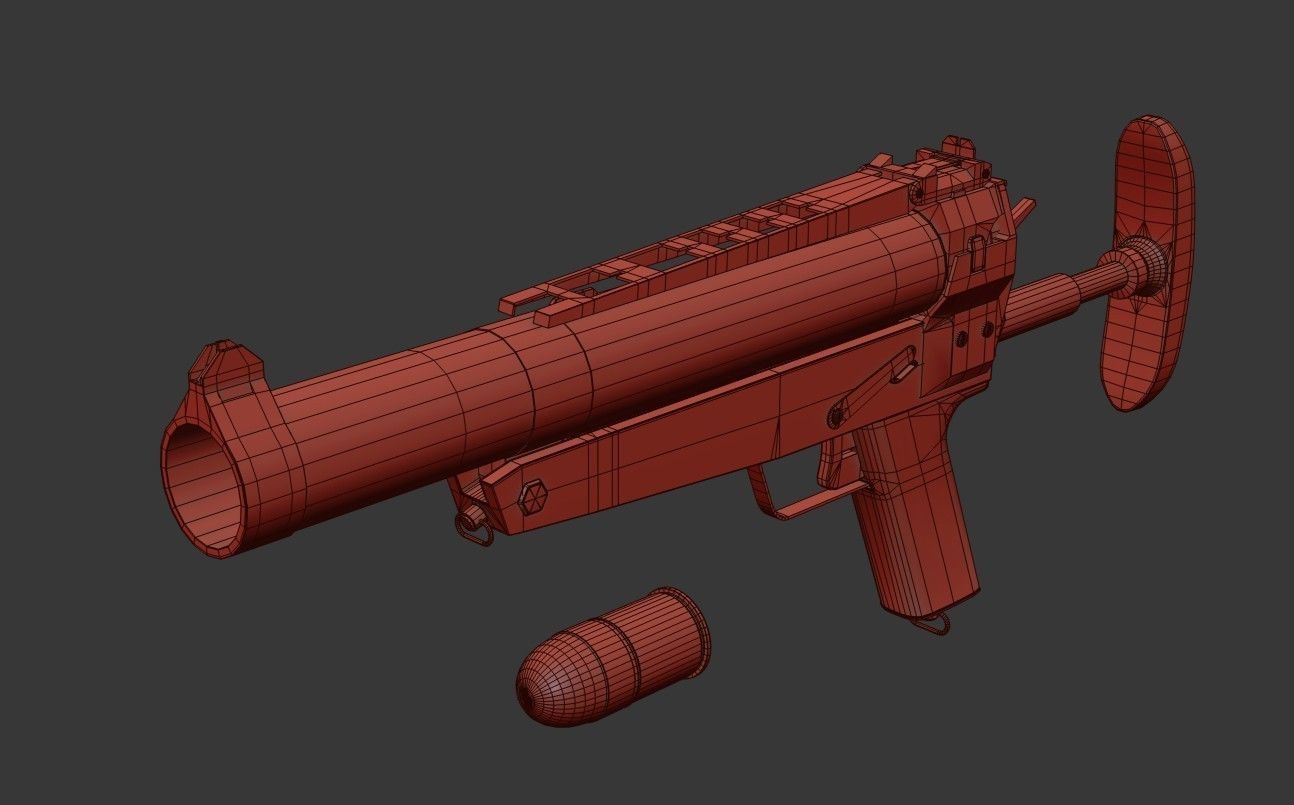 3D model HK69A1 Grenade Launcher VR / AR / low-poly | CGTrader