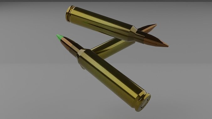 3D model 556x45 203 ammo VR / AR / low-poly | CGTrader