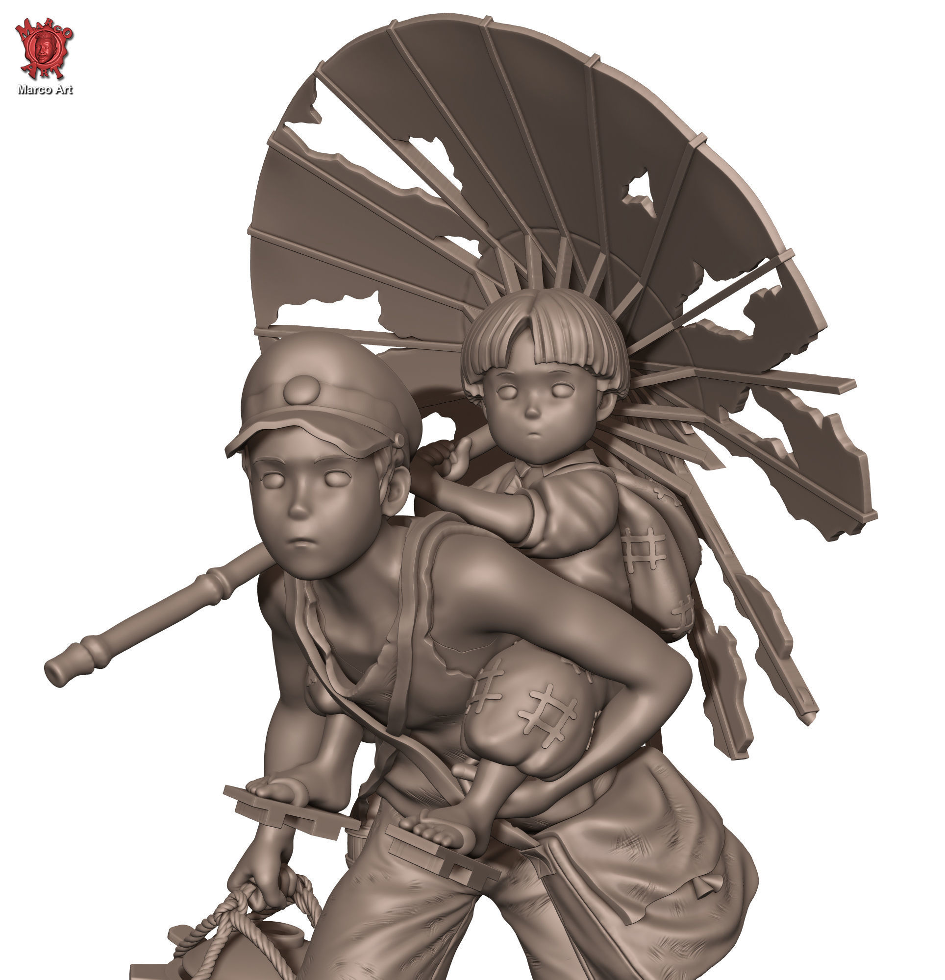 Grave of the Fireflies Stl flie 3D model 3D printable | CGTrader
