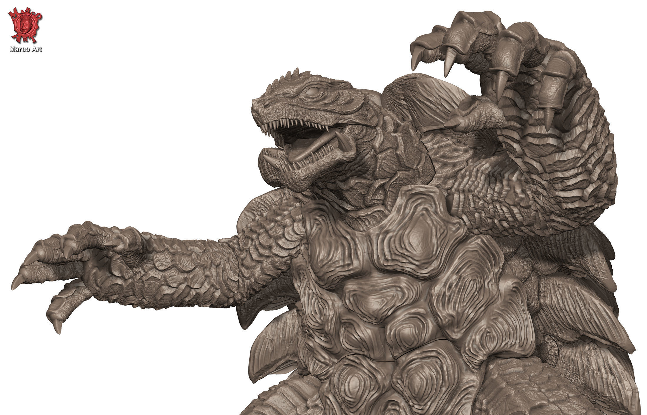 Gamera Stl file 3D model 3D printable | CGTrader