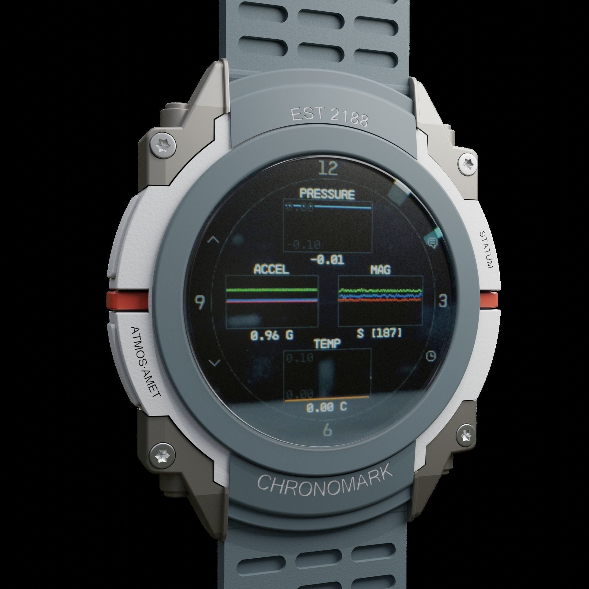 STARFIELD collector box CHRONOGRAPH WATCH 3D model 3D printable | CGTrader