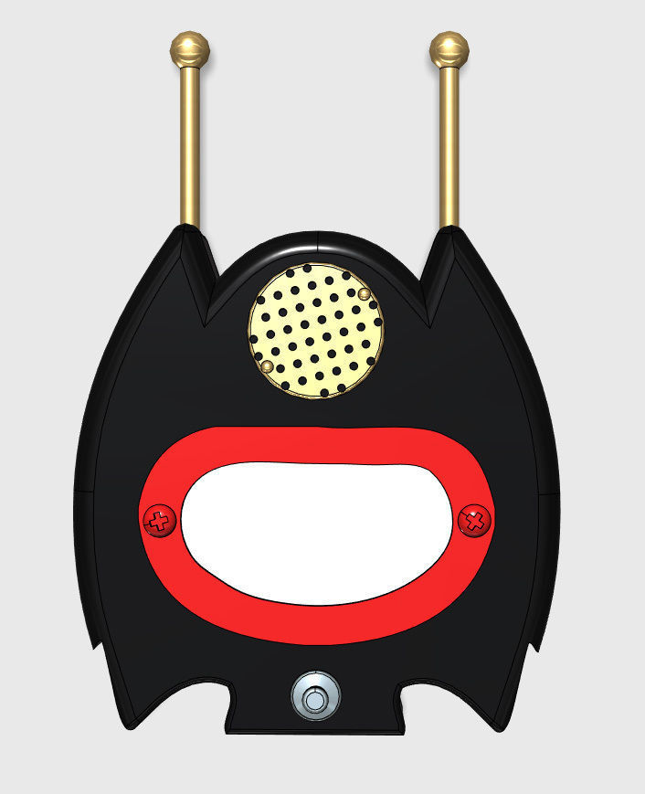 Bat Radio 1966 3D model 3D printable | CGTrader