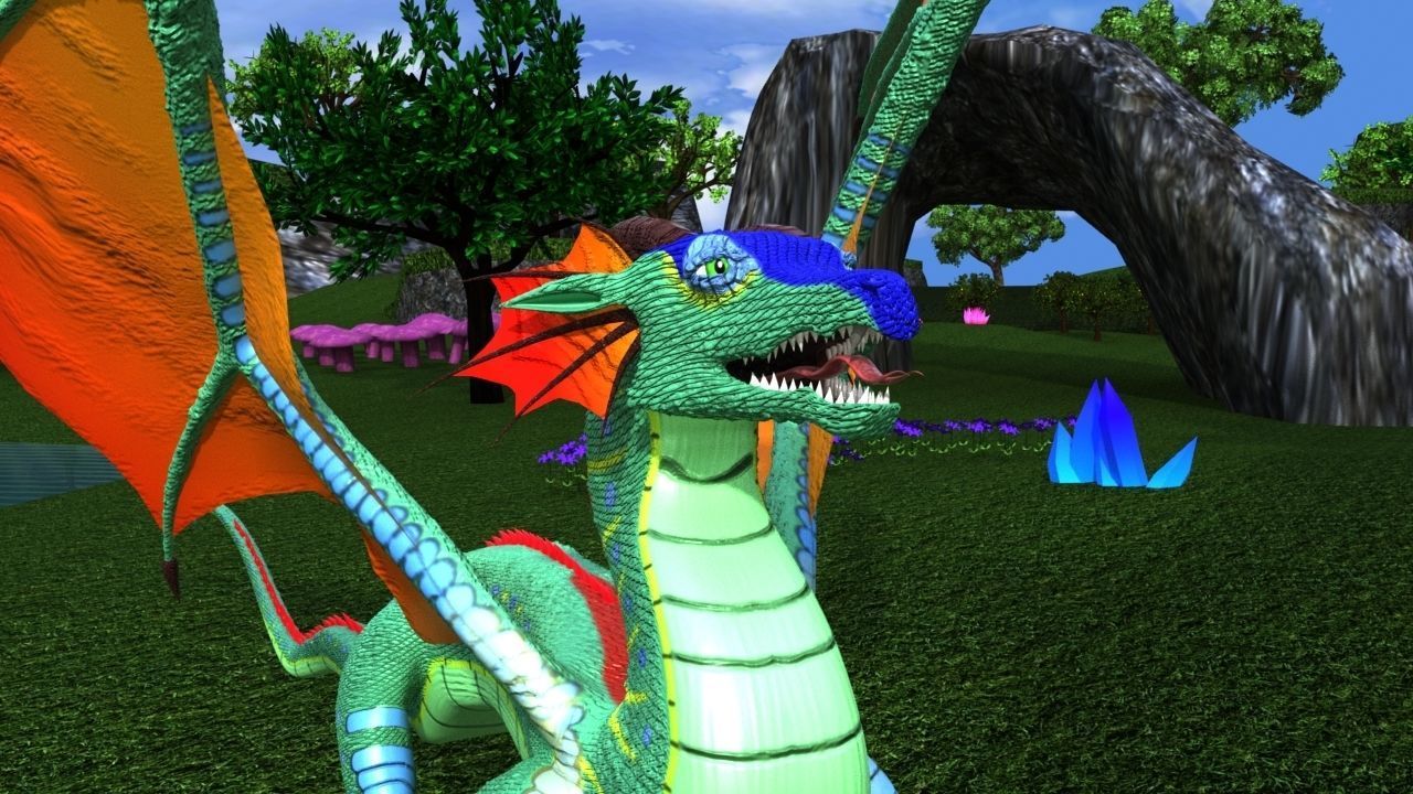 Glory the Rainwing for Maya 3D model rigged | CGTrader