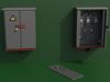 3D model low poly electrical panel VR / AR / low-poly | CGTrader