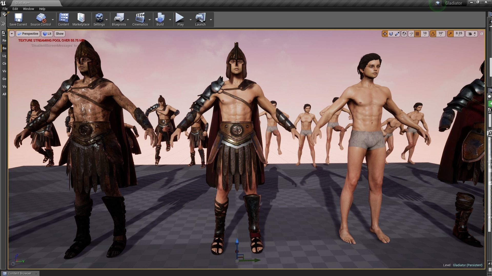 3D model Gladiator Arena Fighter VR / AR / low-poly rigged animated | CGTrader