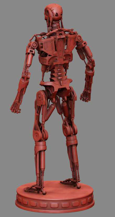T-800 Terminator 3D model 3D printable | CGTrader