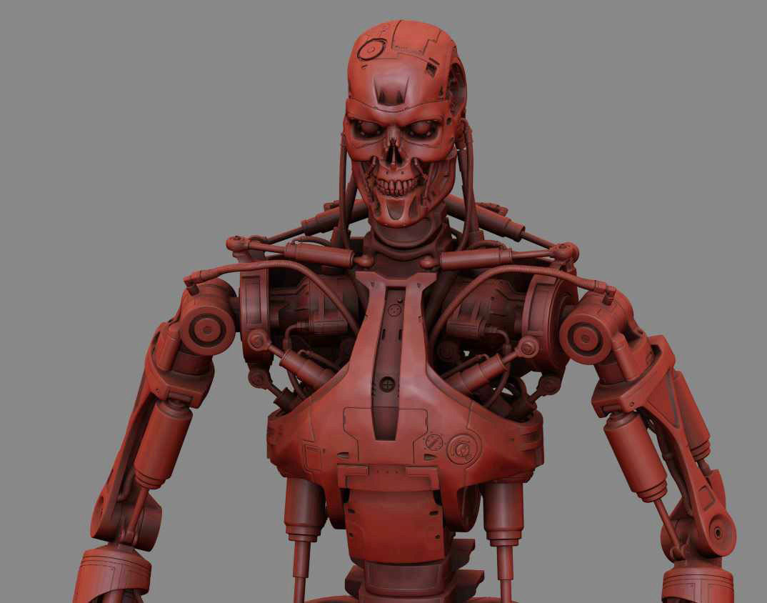 T-800 Terminator 3D model 3D printable | CGTrader