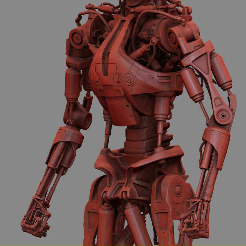 T-800 Terminator 3D model 3D printable | CGTrader