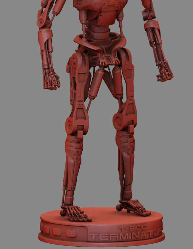 T-800 Terminator 3D model 3D printable | CGTrader