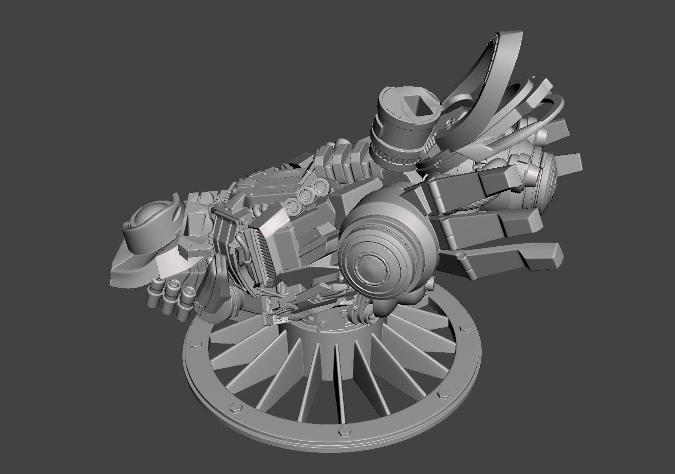 nebula 3d model full with base for 3d printing 3D model 3D printable ...