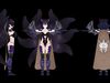 ANIME 8 TAILS GIRL VRCHAT AVATAR 3D model rigged | CGTrader