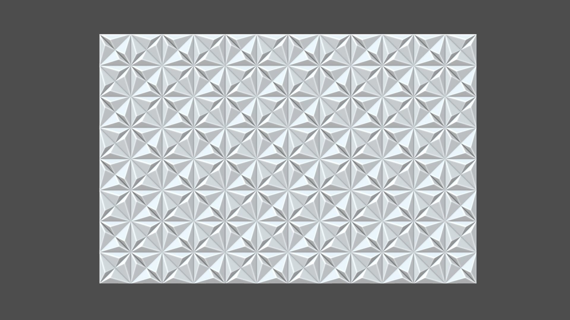 Wall Panel A02 Stars Negative - Interior Design Decoration 3D model 3D ...