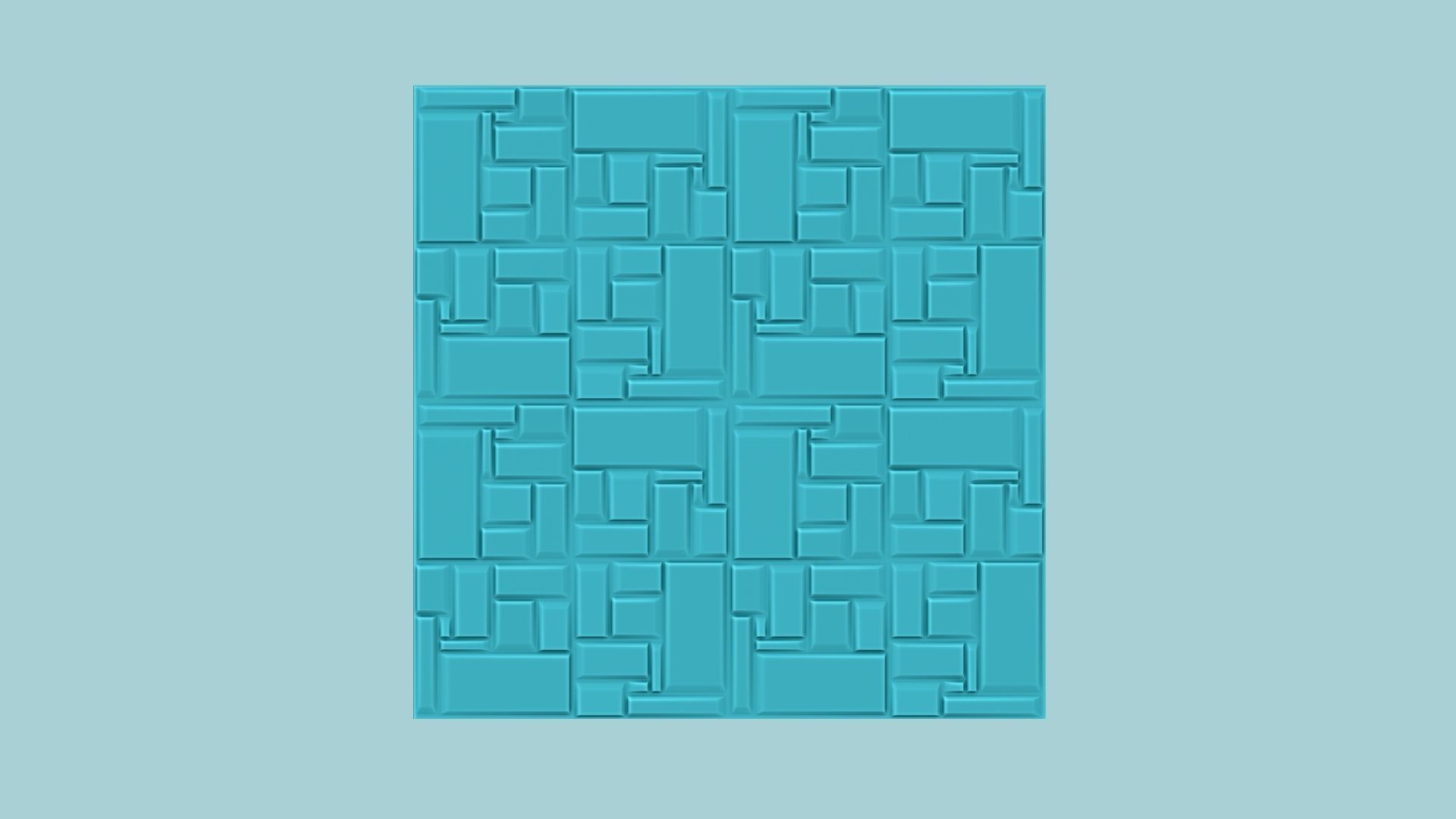 Wall Panel A08 Asymmetric - Interior Design Decoration 3D model 3D ...