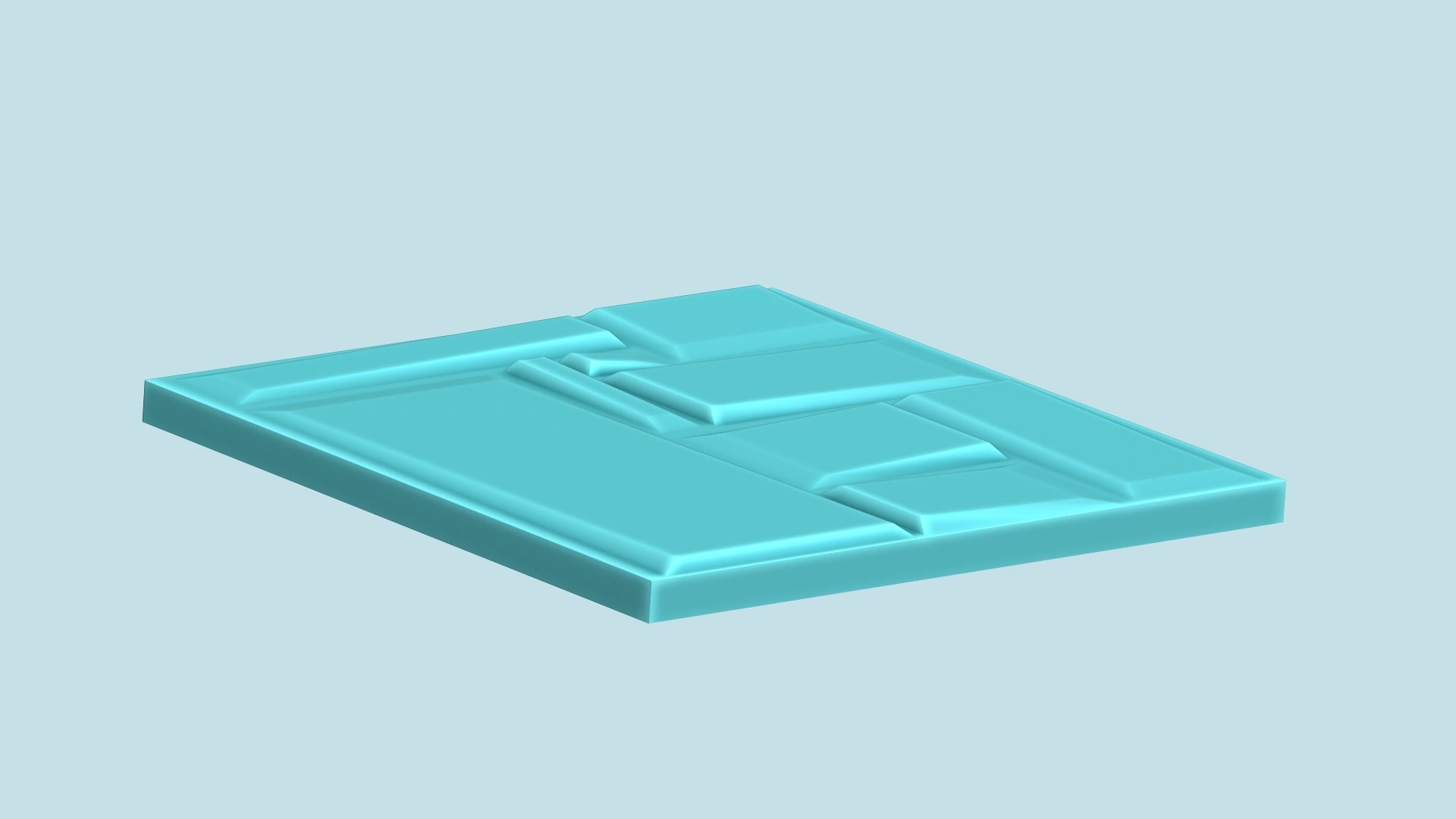 Wall Panel A08 Asymmetric - Interior Design Decoration 3D model 3D ...