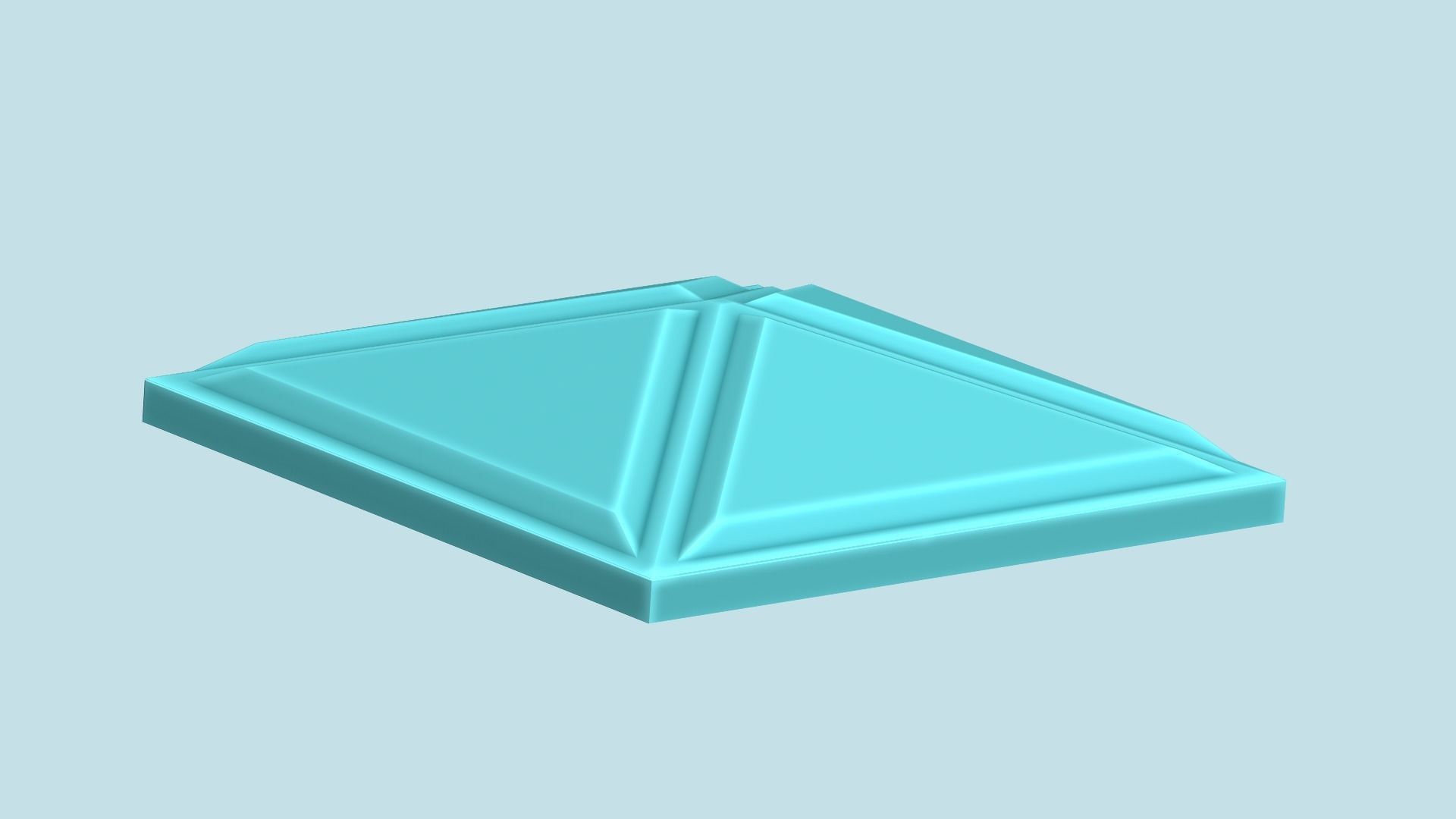 Wall Panel A09 Pyramid - Interior Design Decoration 3D model 3D ...