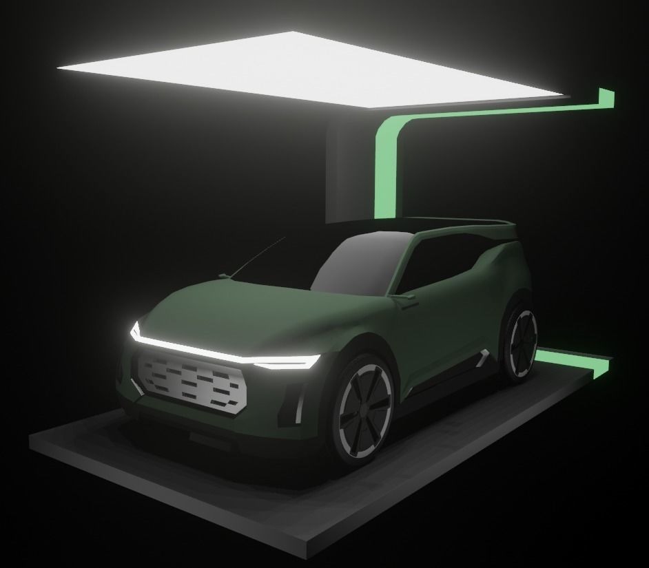 3D model concept car design VR / AR / low-poly | CGTrader