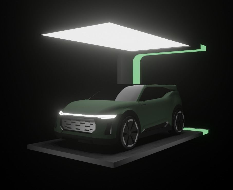 3D model concept car design VR / AR / low-poly | CGTrader