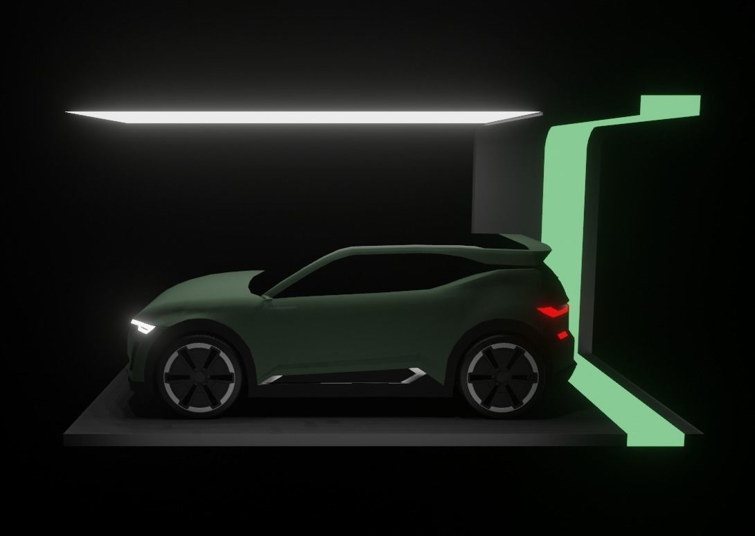 3D model concept car design VR / AR / low-poly | CGTrader