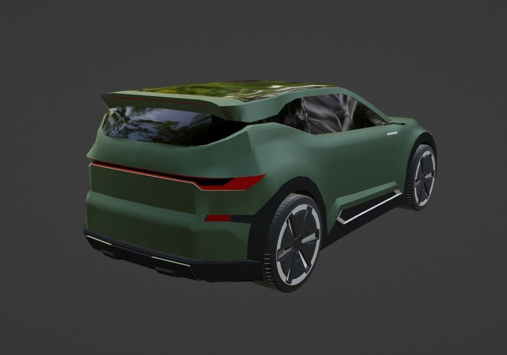3D model concept car design VR / AR / low-poly | CGTrader