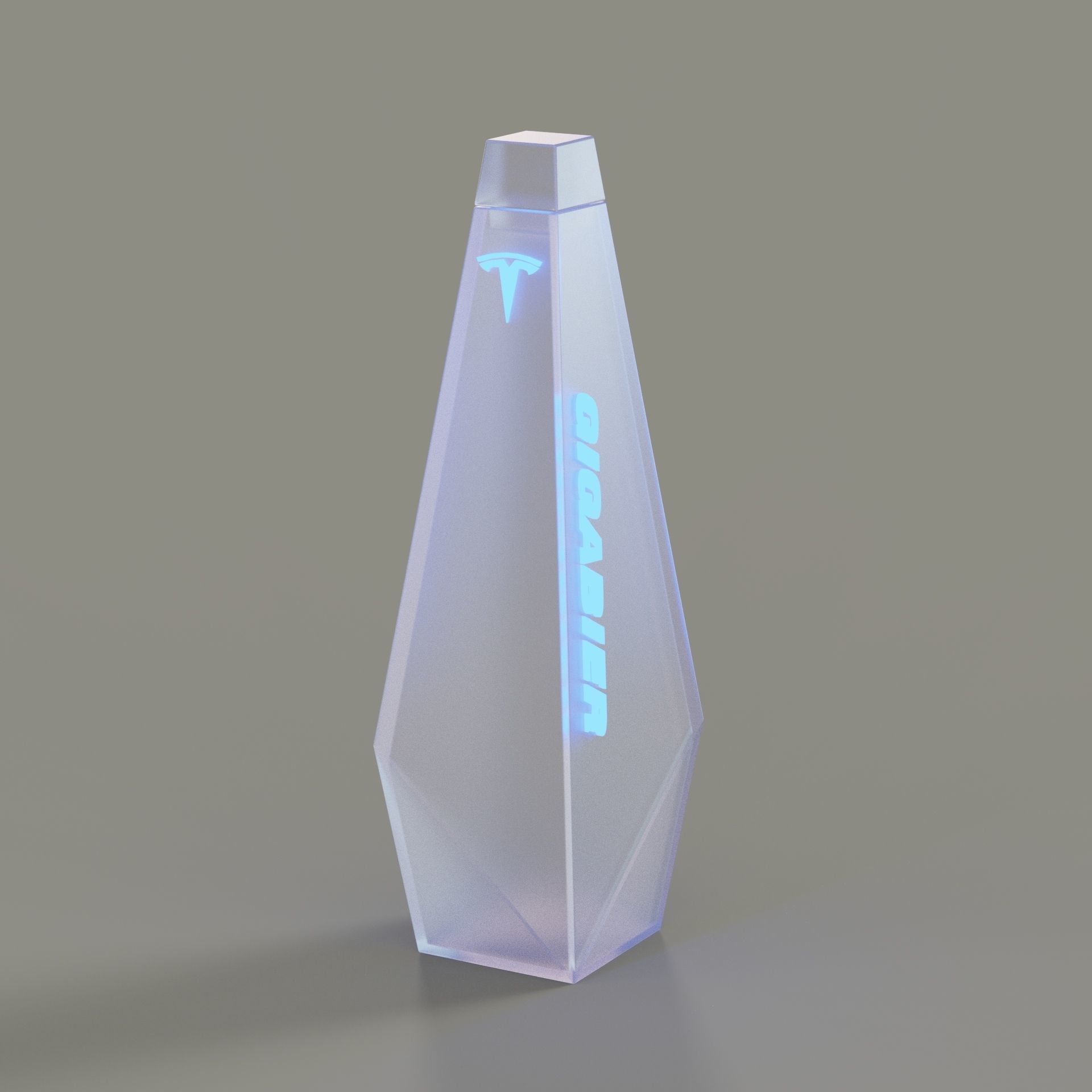 Tesla giga beer bottle 3D model 3D printable | CGTrader