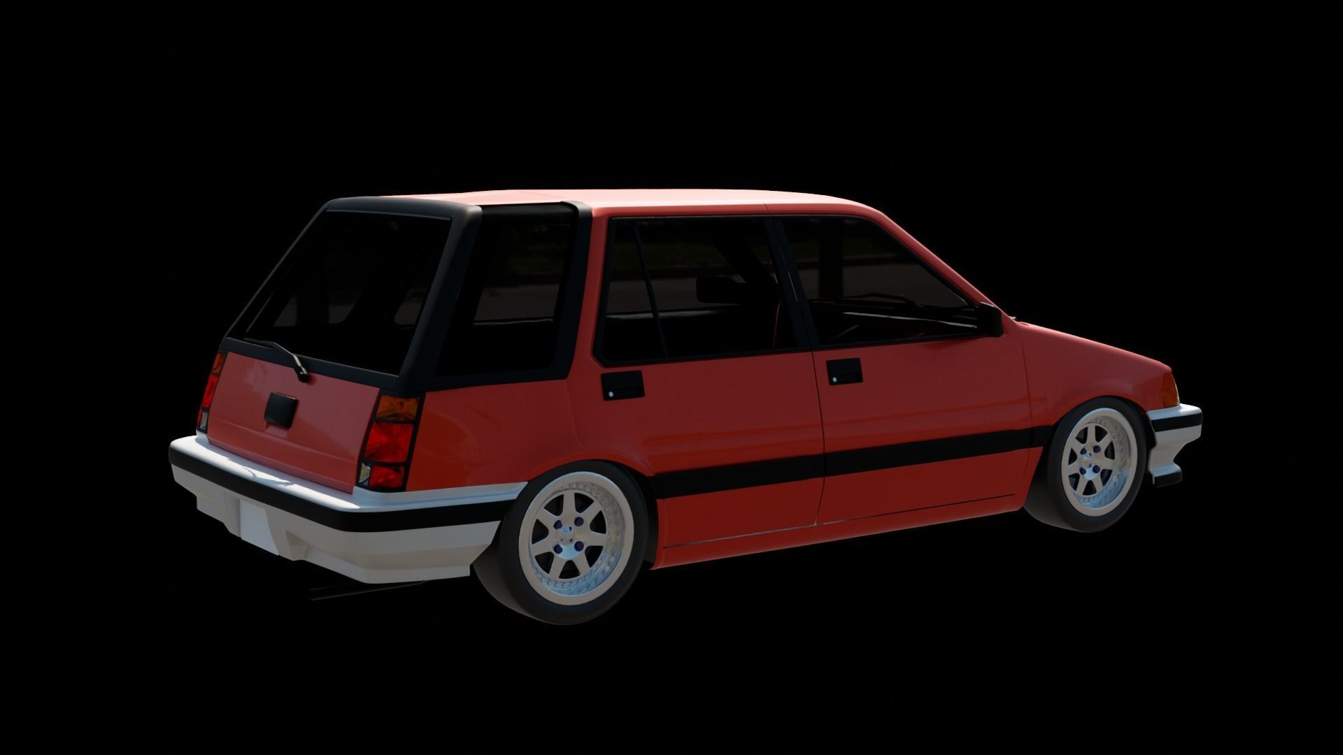 HONDA CIVIC SHUTTLE 3D model | CGTrader