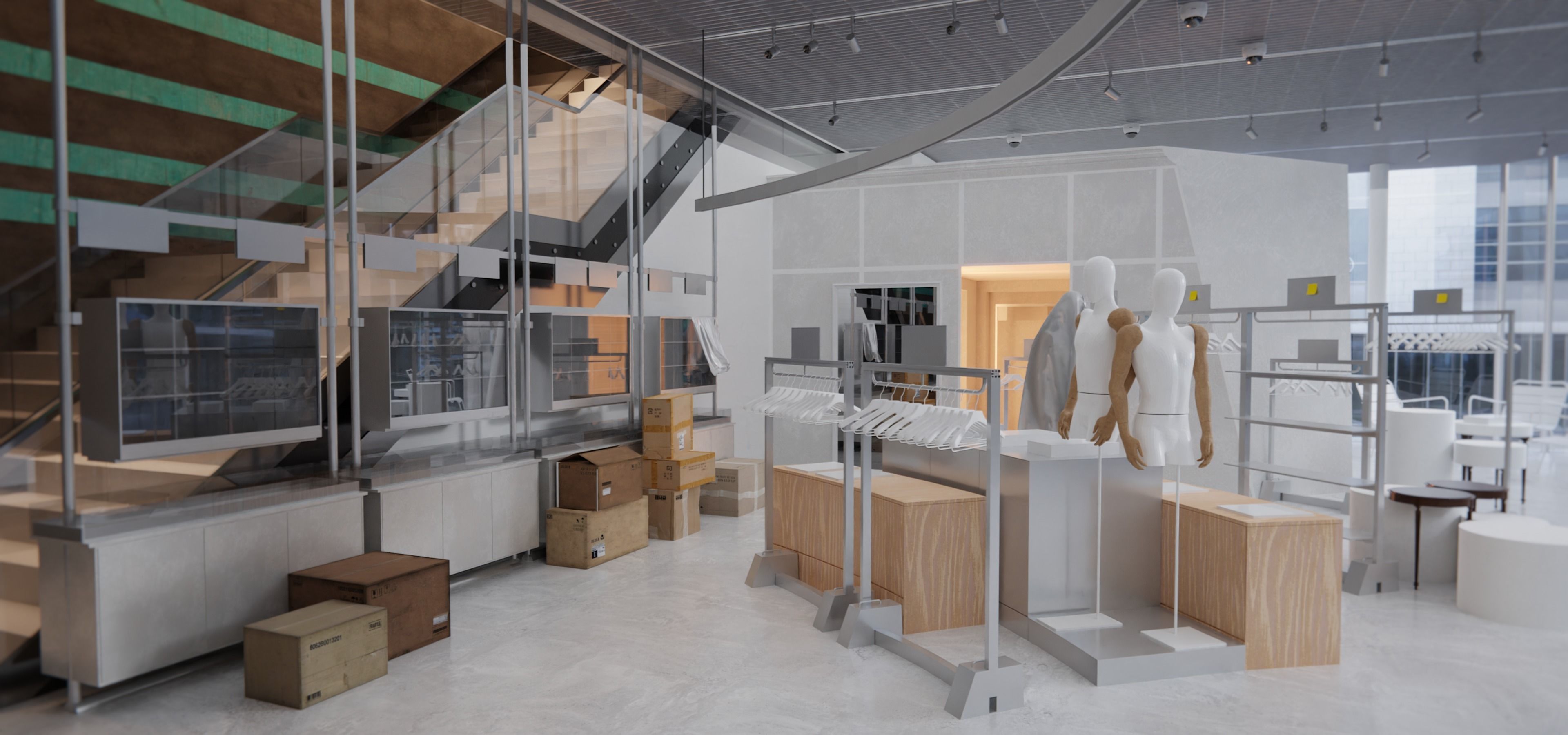 Costume Design Show Room 3D model | CGTrader