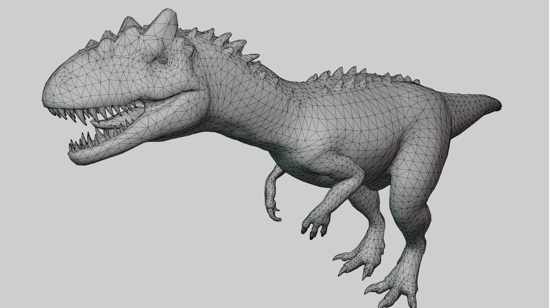 3D model Allosaurus Dinosaur VR / AR / low-poly | CGTrader