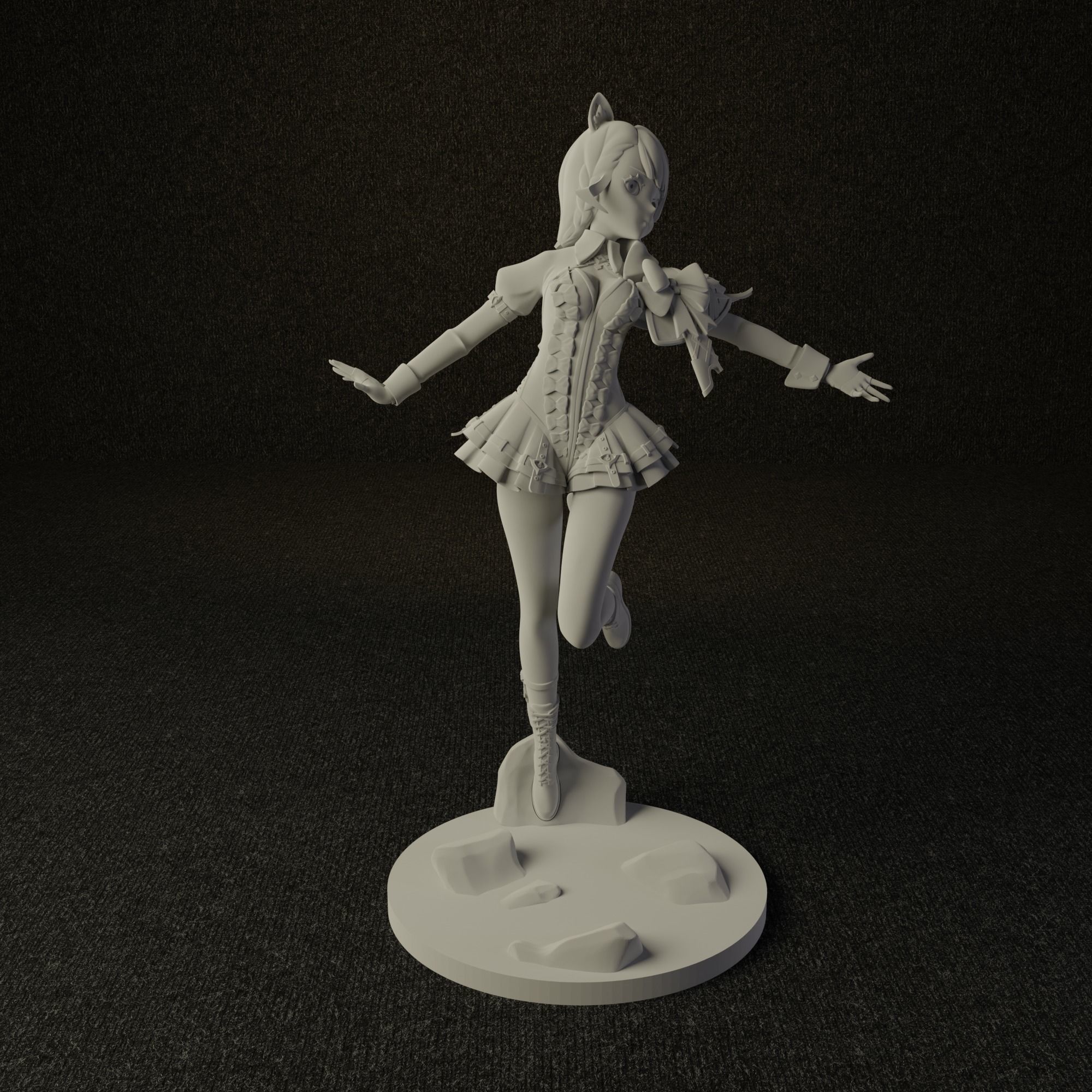 Lynette from Genshin Impact 3D model 3D printable | CGTrader