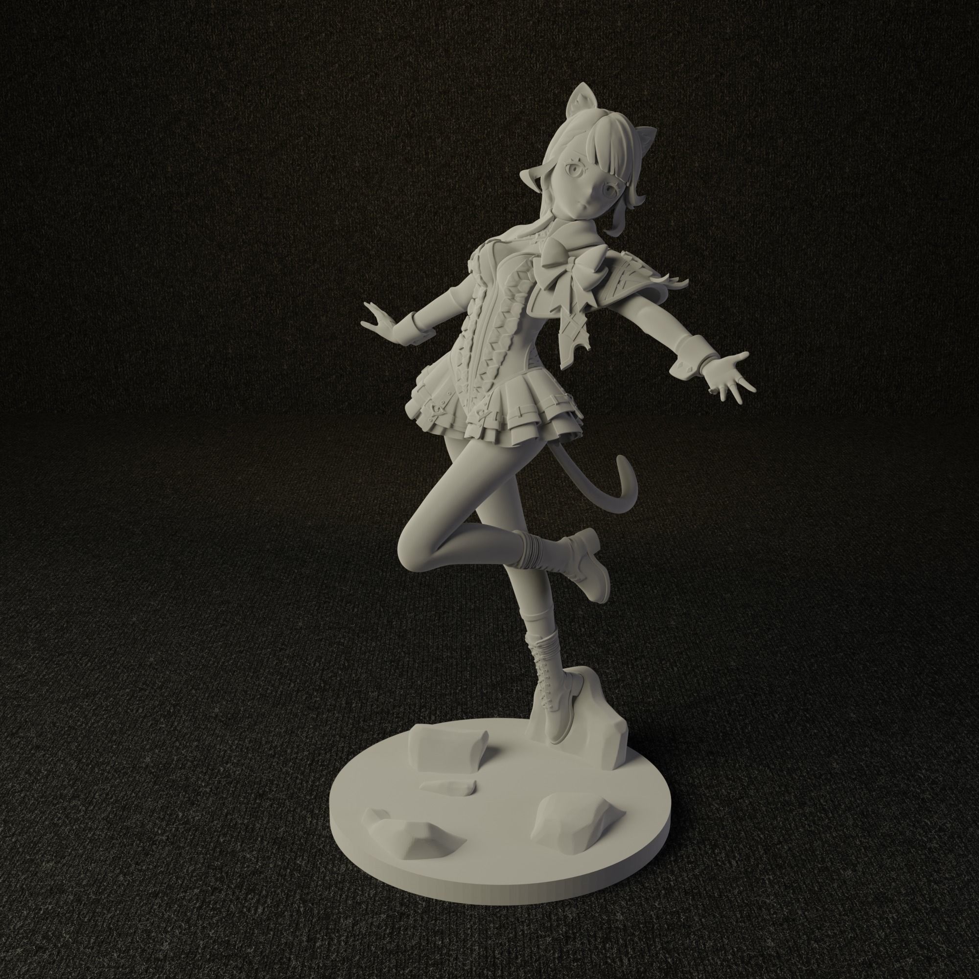 Lynette from Genshin Impact 3D model 3D printable | CGTrader