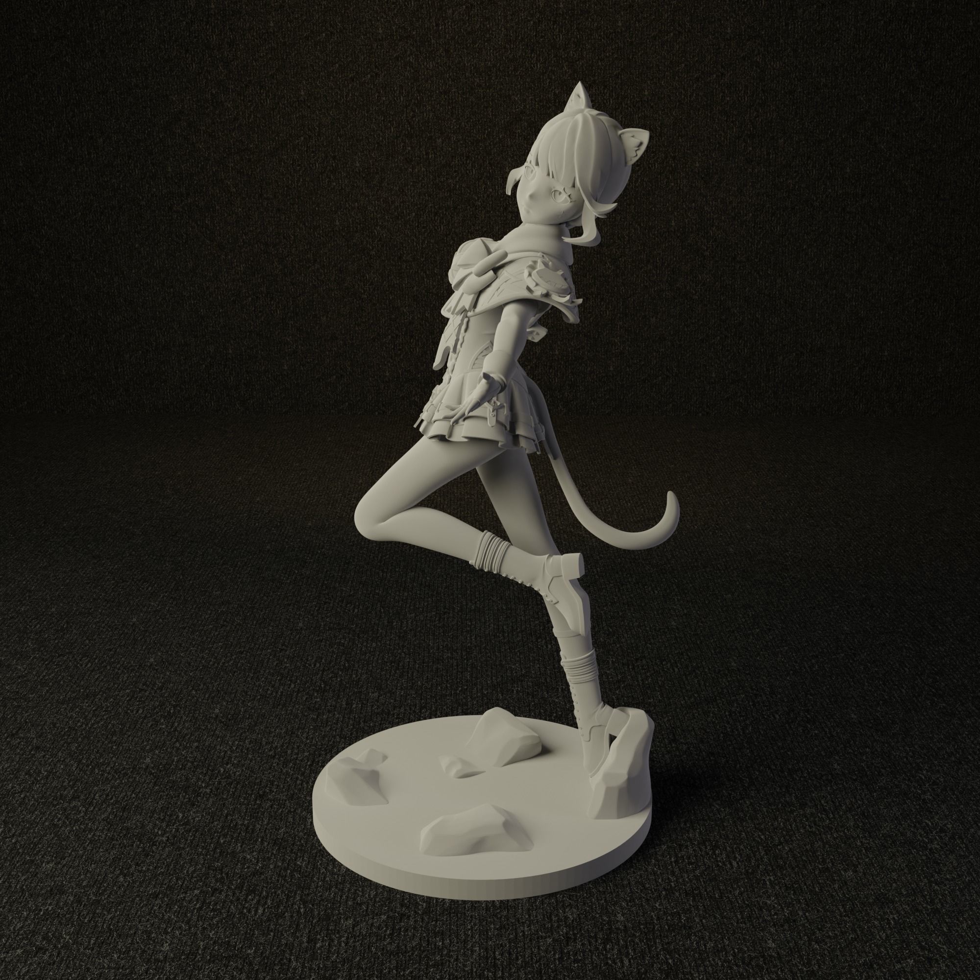 Lynette from Genshin Impact 3D model 3D printable | CGTrader