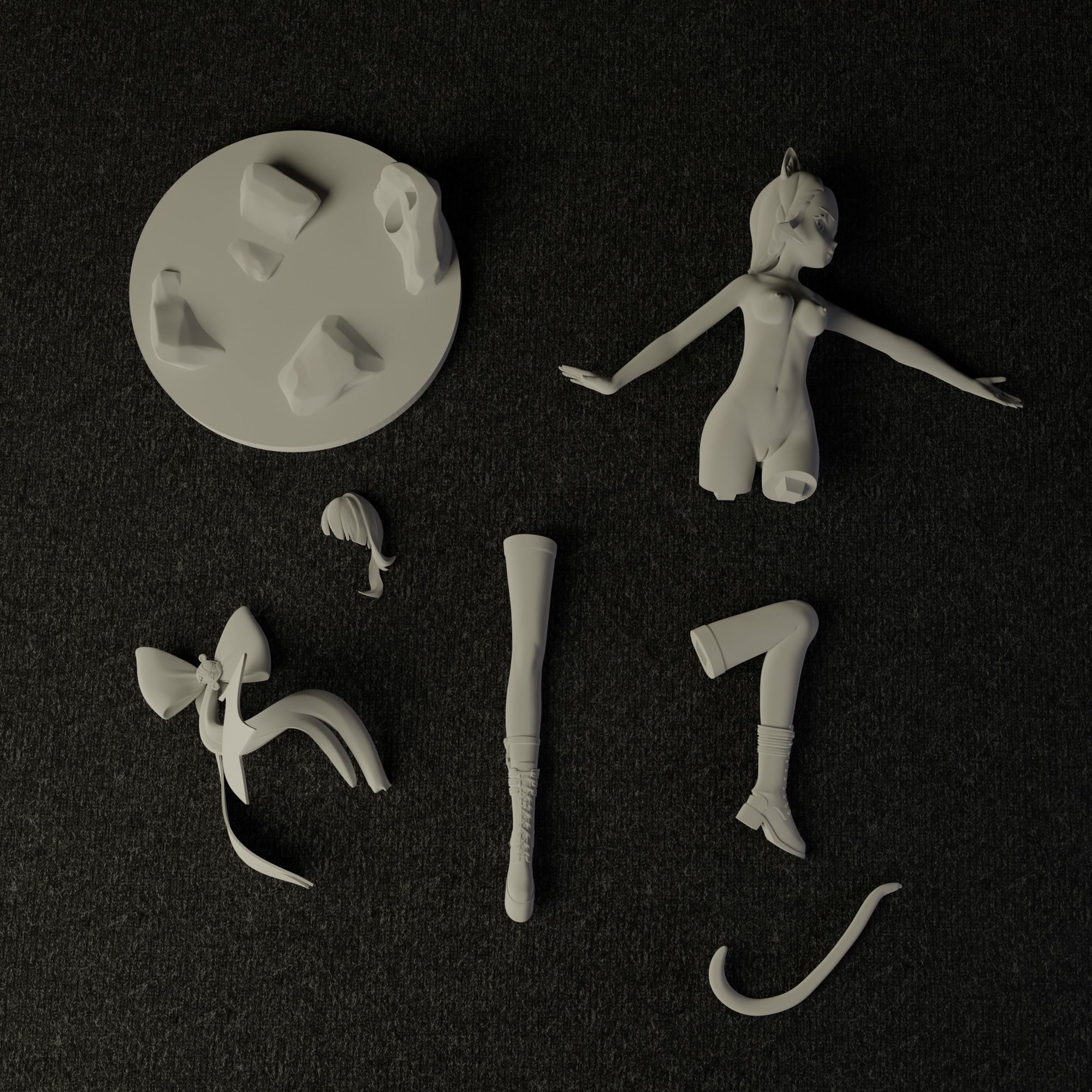 Lynette from Genshin Impact 3D model 3D printable | CGTrader