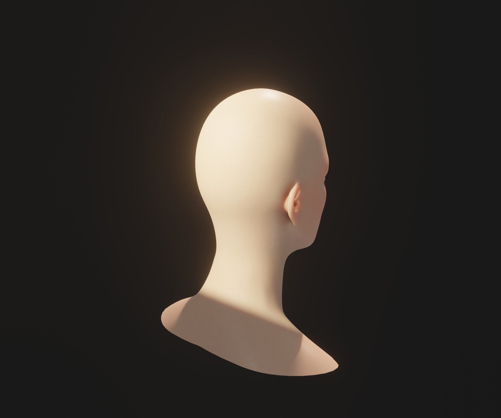 3D model Realistic Male Female Head 3D Model Animated Facial ...