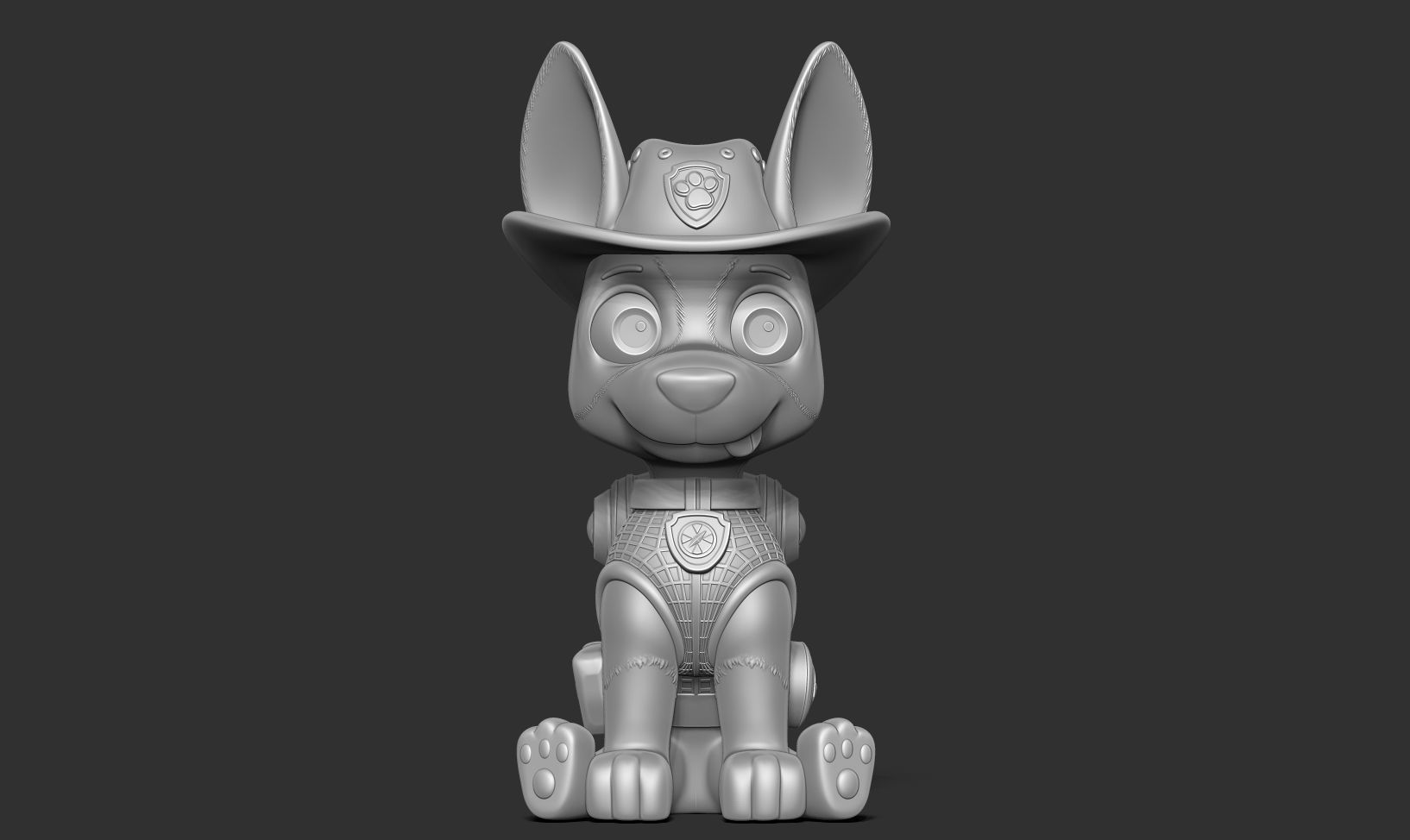 Tracker - Paw Patrol Fanart 3D model 3D printable | CGTrader