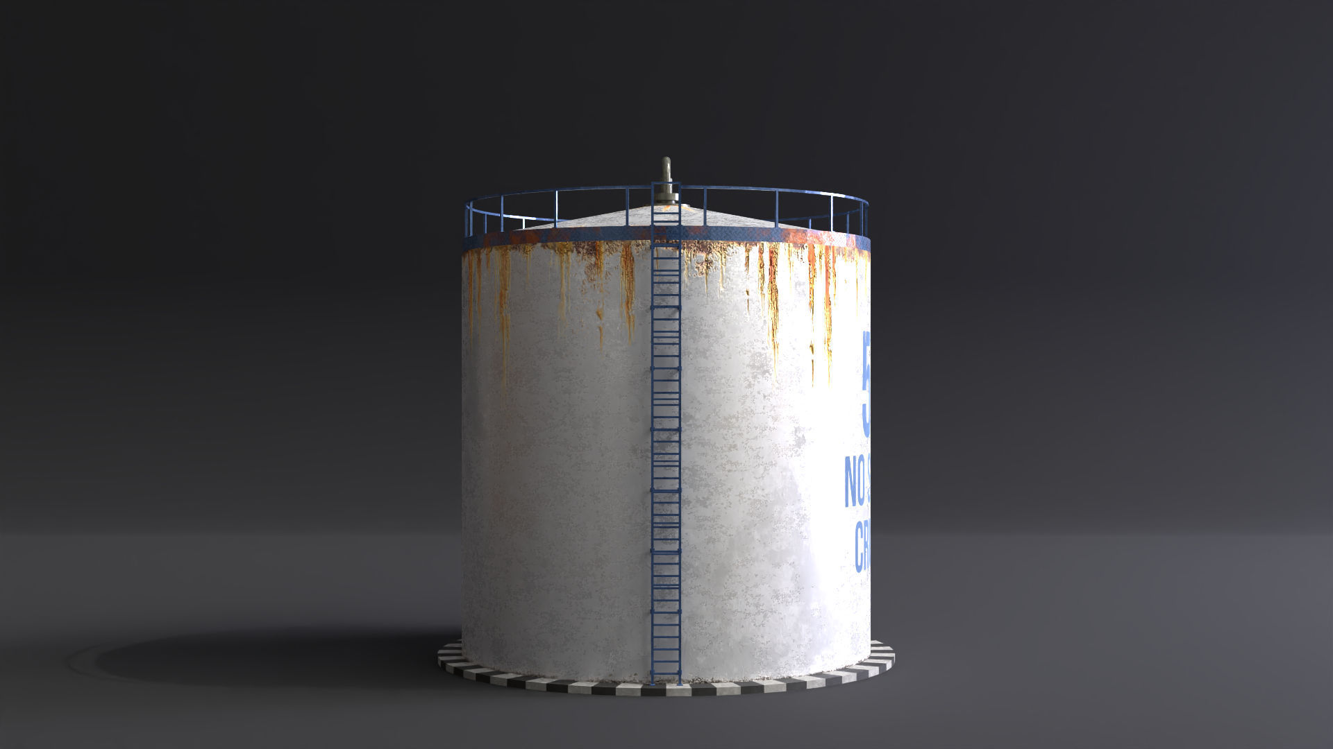 3D model PBR Lowpoly Crude Oil - Oil Tank Game Ready Asset VR / AR ...