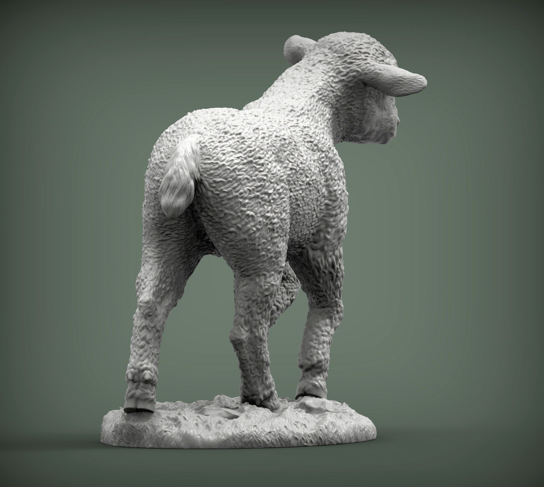 Lamb runs 3D model 3D printable | CGTrader