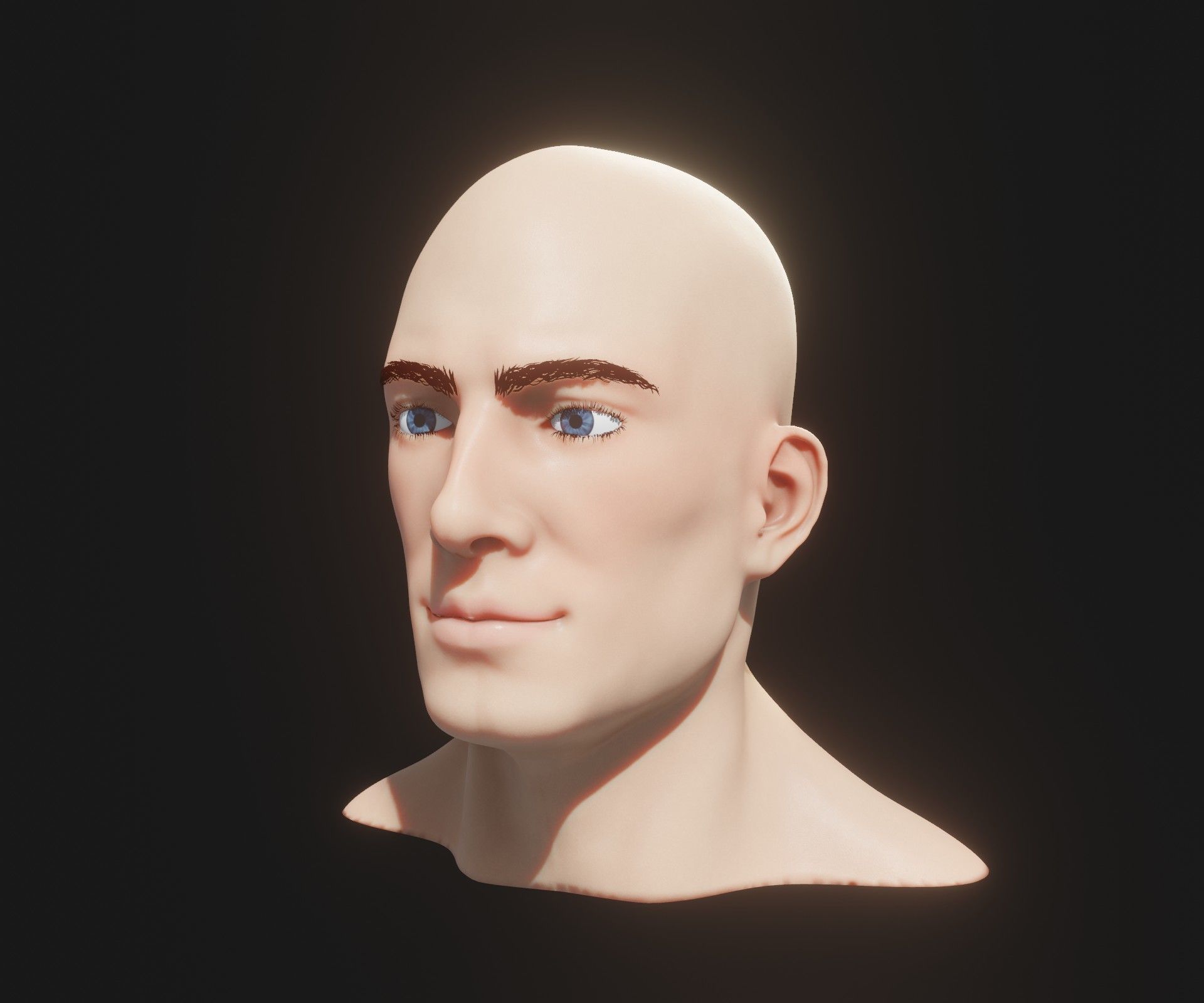 3D Model Collection Realistic Male Female Head 3D Model Animated Facial ...