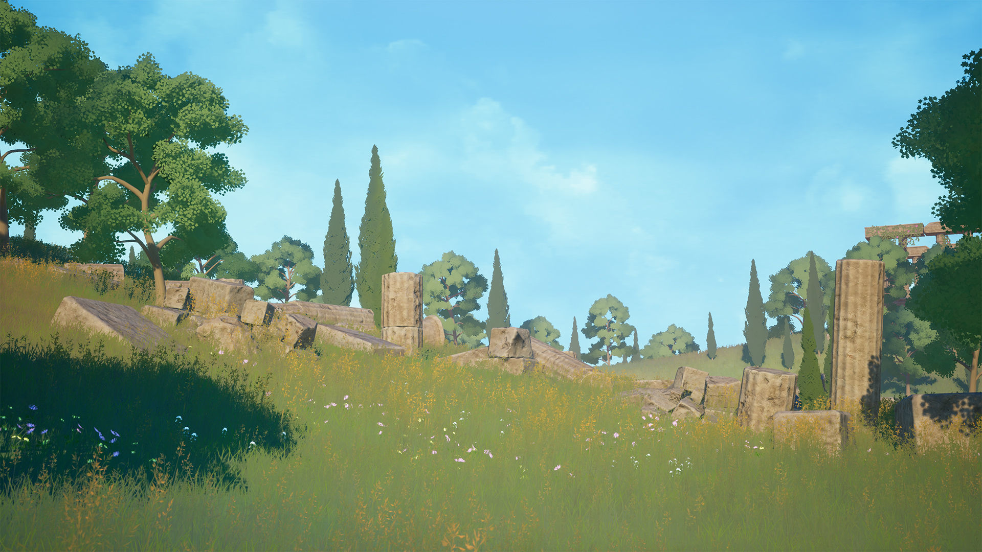 3D model Stylized Ruins VR / AR / low-poly | CGTrader