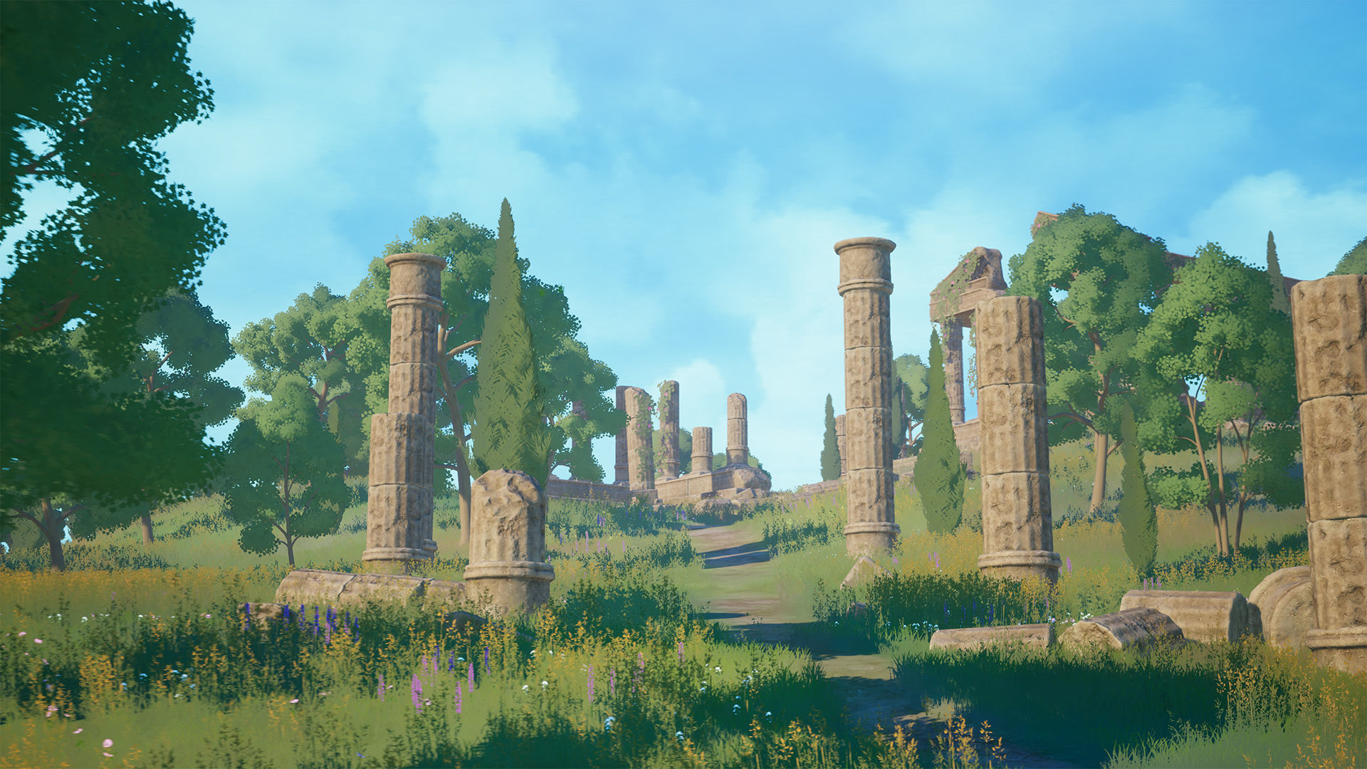 3D model Stylized Ruins VR / AR / low-poly | CGTrader