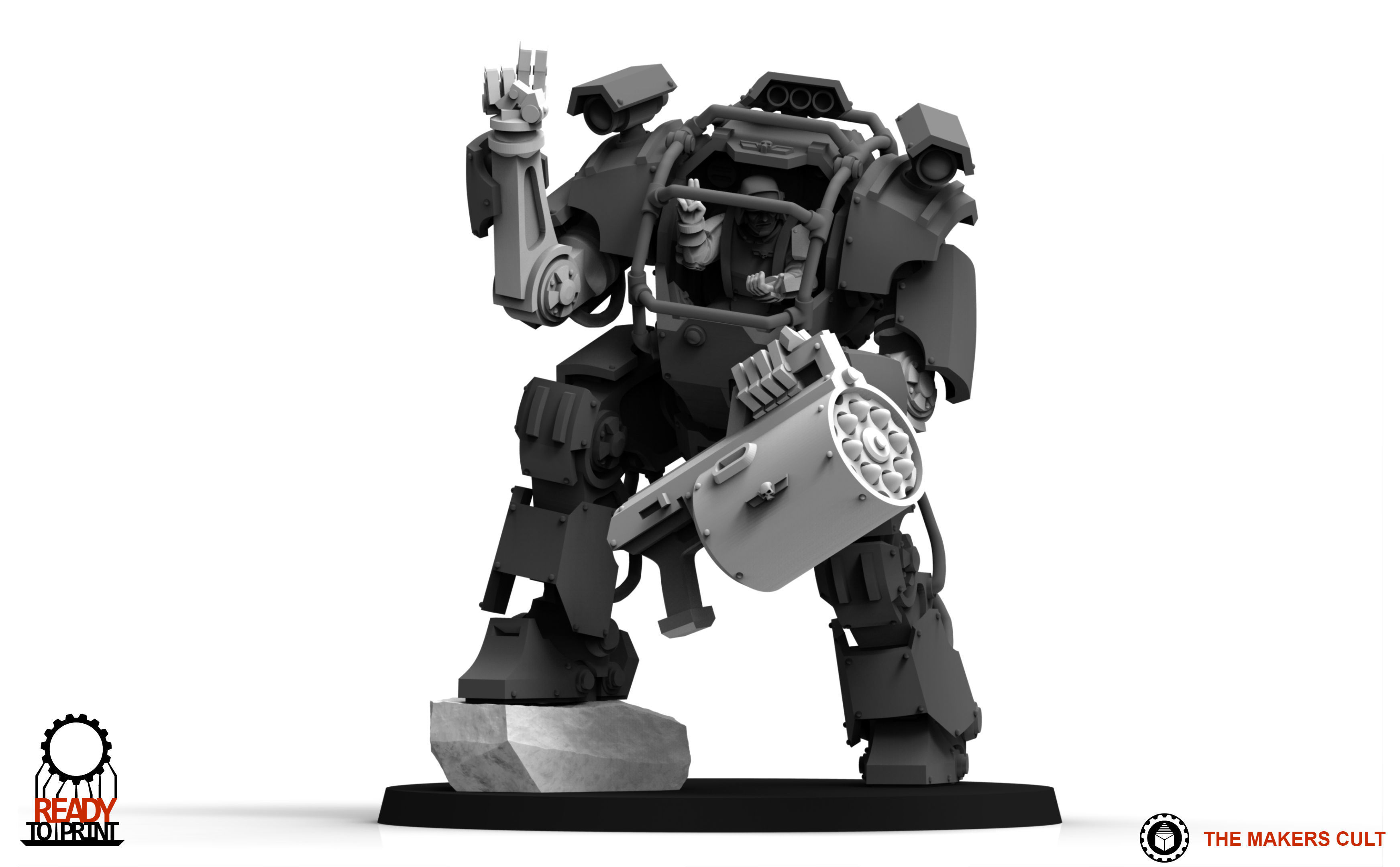 Universal Guard - Mech Suit Expansion Pack 3D model 3D printable | CGTrader