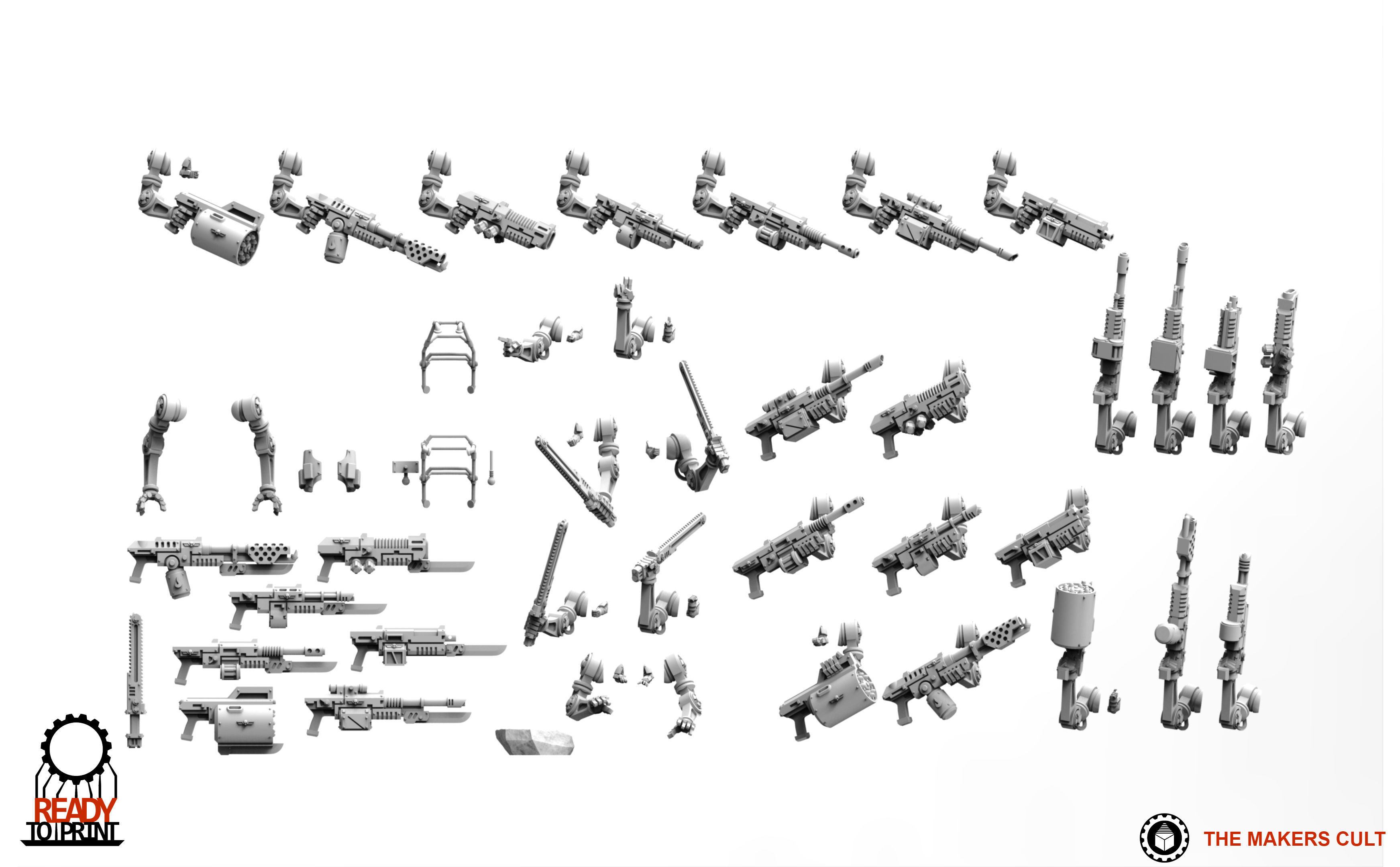 Universal Guard Mech Suit Expansion Pack 3d Model 3d Printable Cgtrader