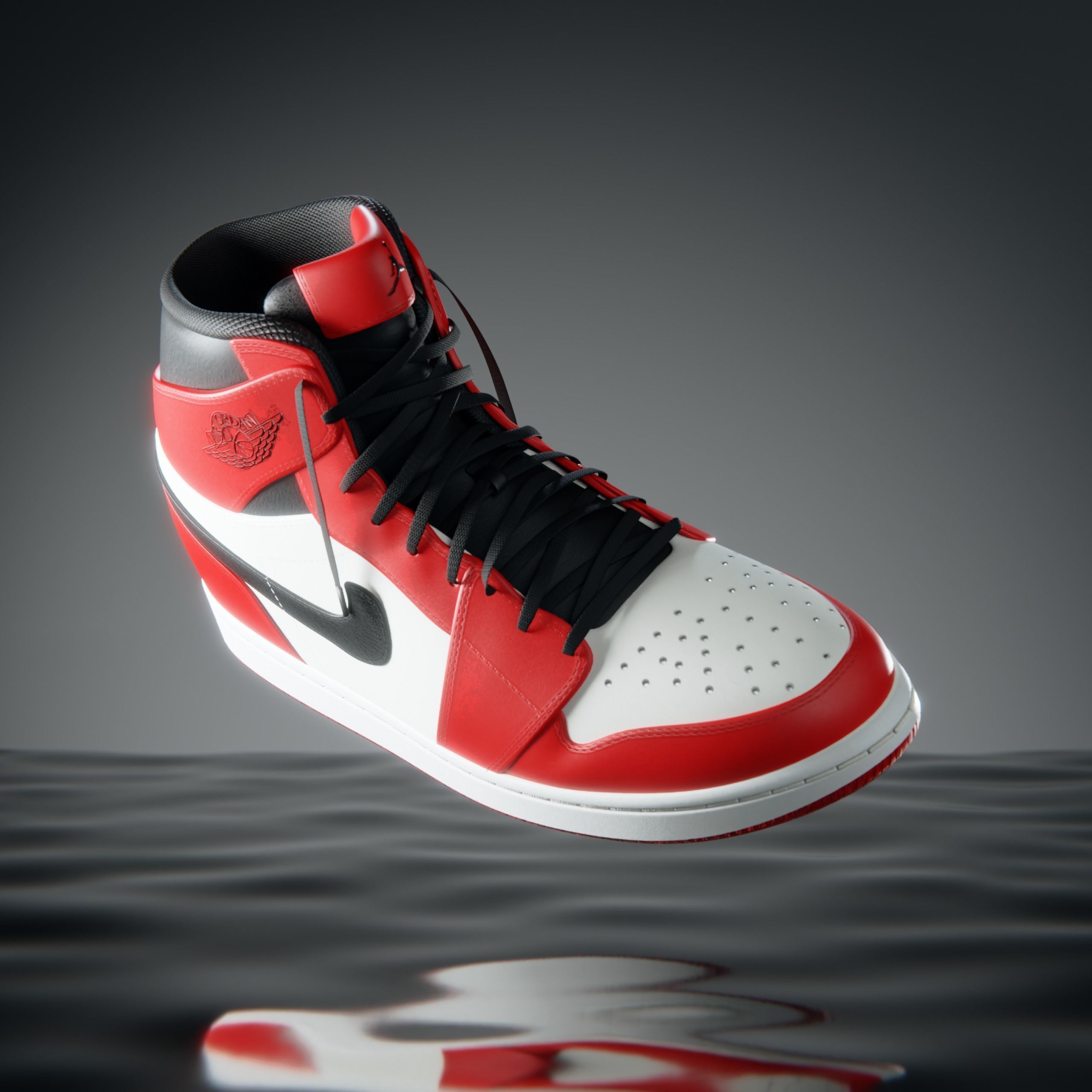 Air jordan sneakers free 3D model | CGTrader