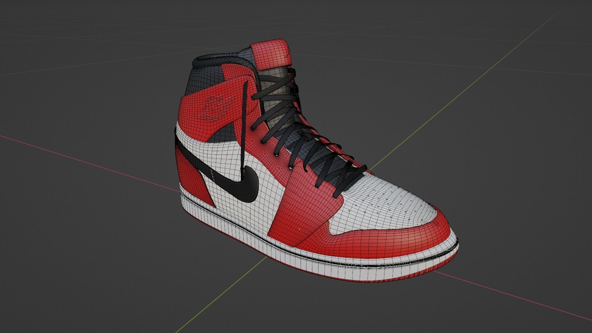 Air jordan sneakers free 3D model | CGTrader