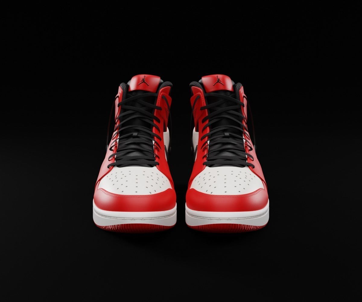 Air Jordan Sneakers Free 3d Model Cgtrader