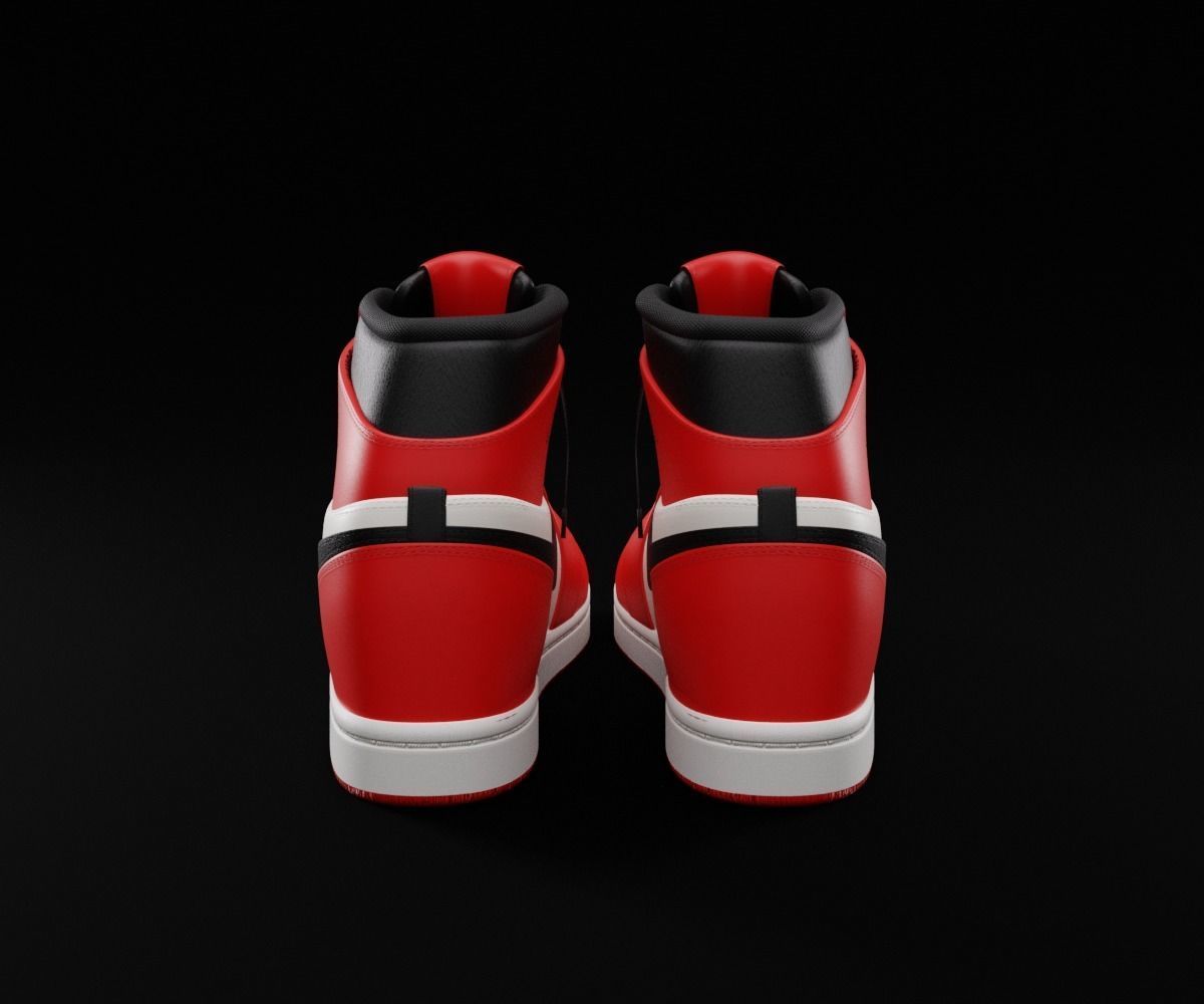 Air jordan sneakers free 3D model | CGTrader